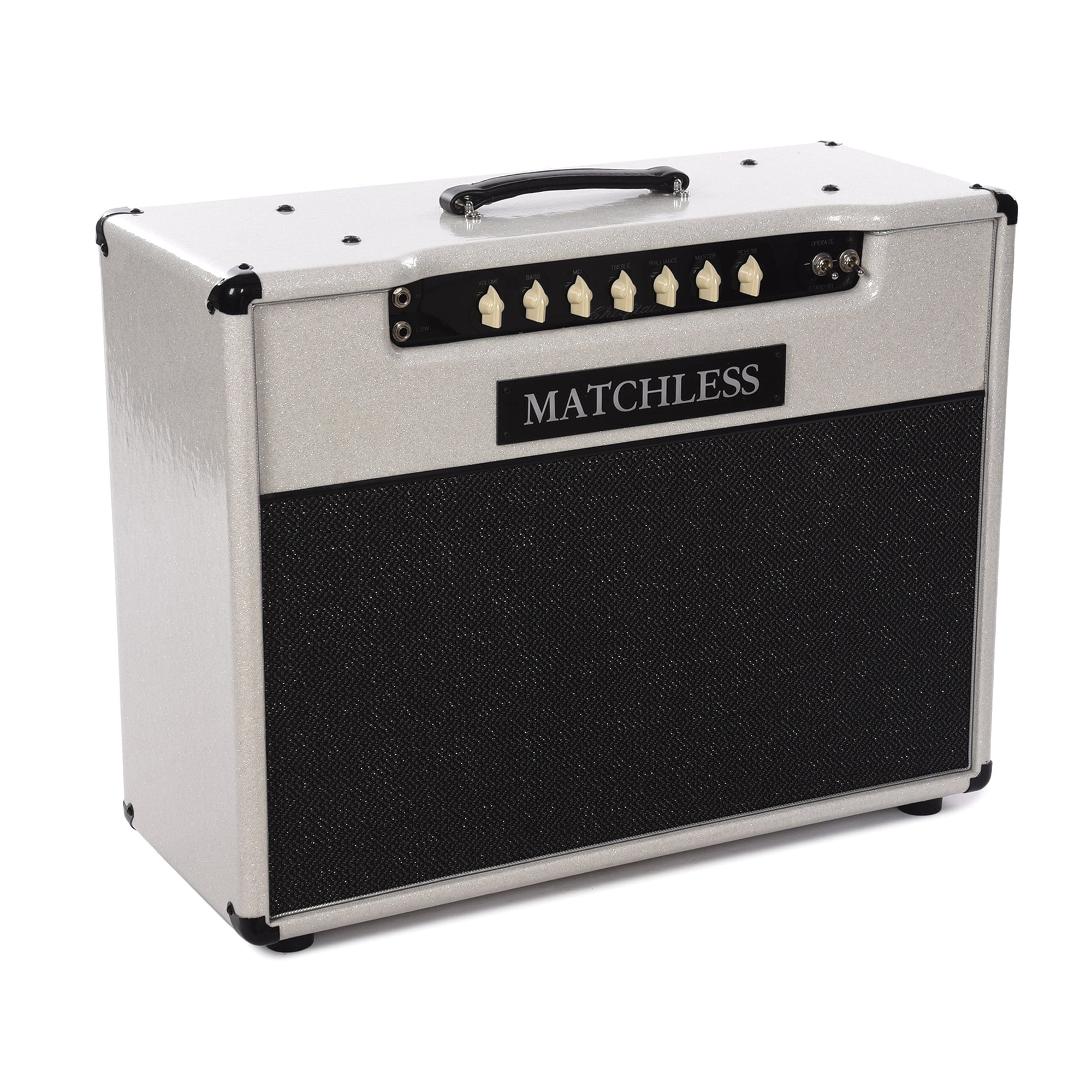 Matchless Chieftain Reverb 40W 2x12" Combo Sparkle Cream w/ Silver Gri ...