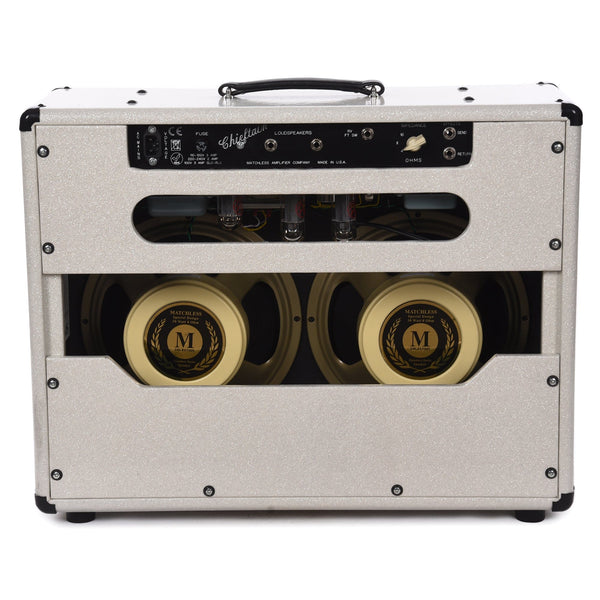 Matchless Chieftain Reverb 40W 2x12" Combo Sparkle Cream w/ Silver Gri ...