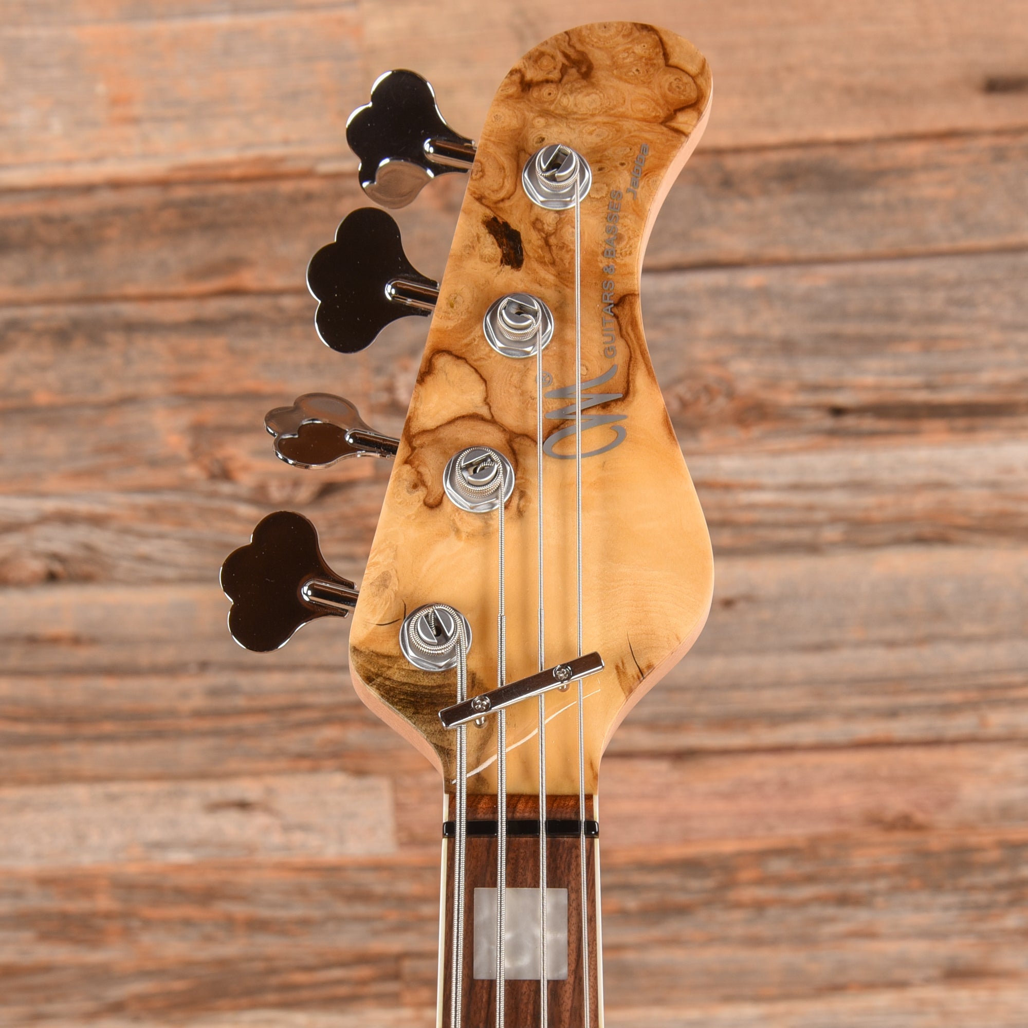 Mayones Jabba Custom BB 4-String Buckeye Burl Natural Gloss 2021 ...