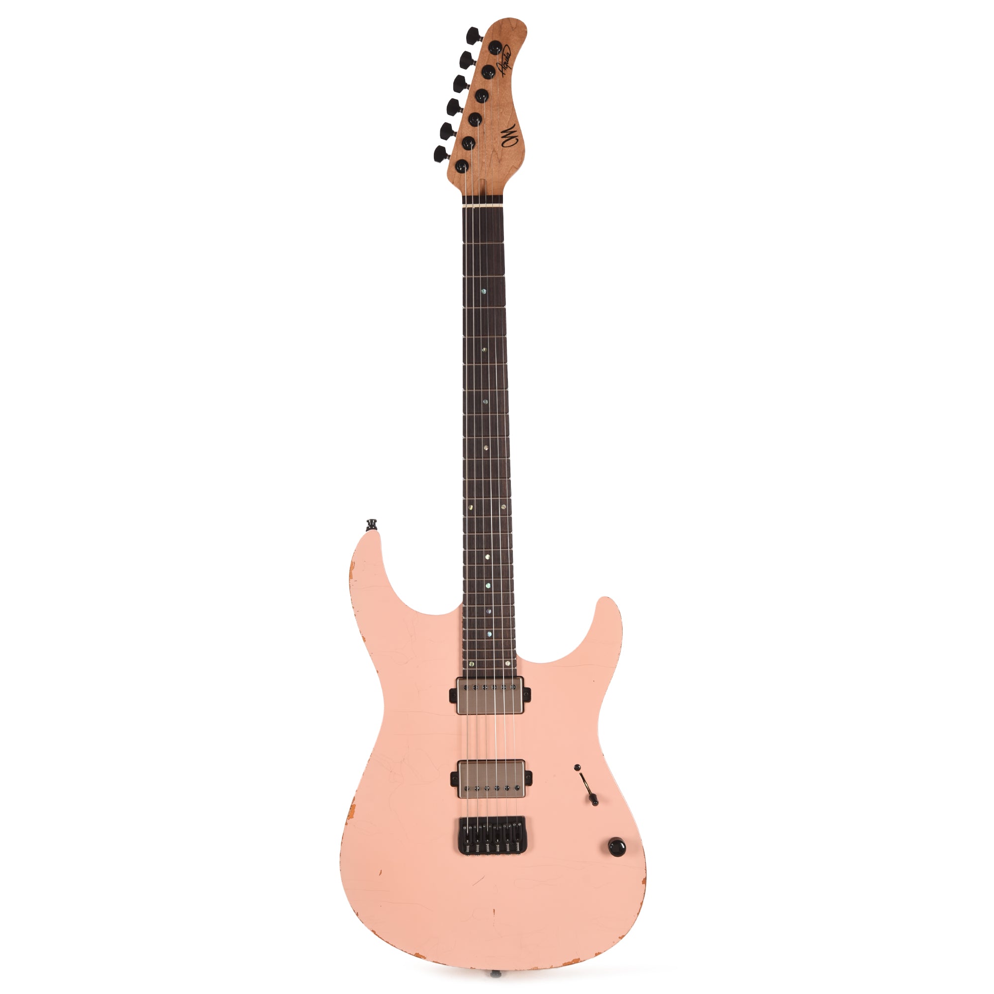 Mayones Aquila 6 Alder Aged Monolith Shell Pink – Chicago Music Exchange