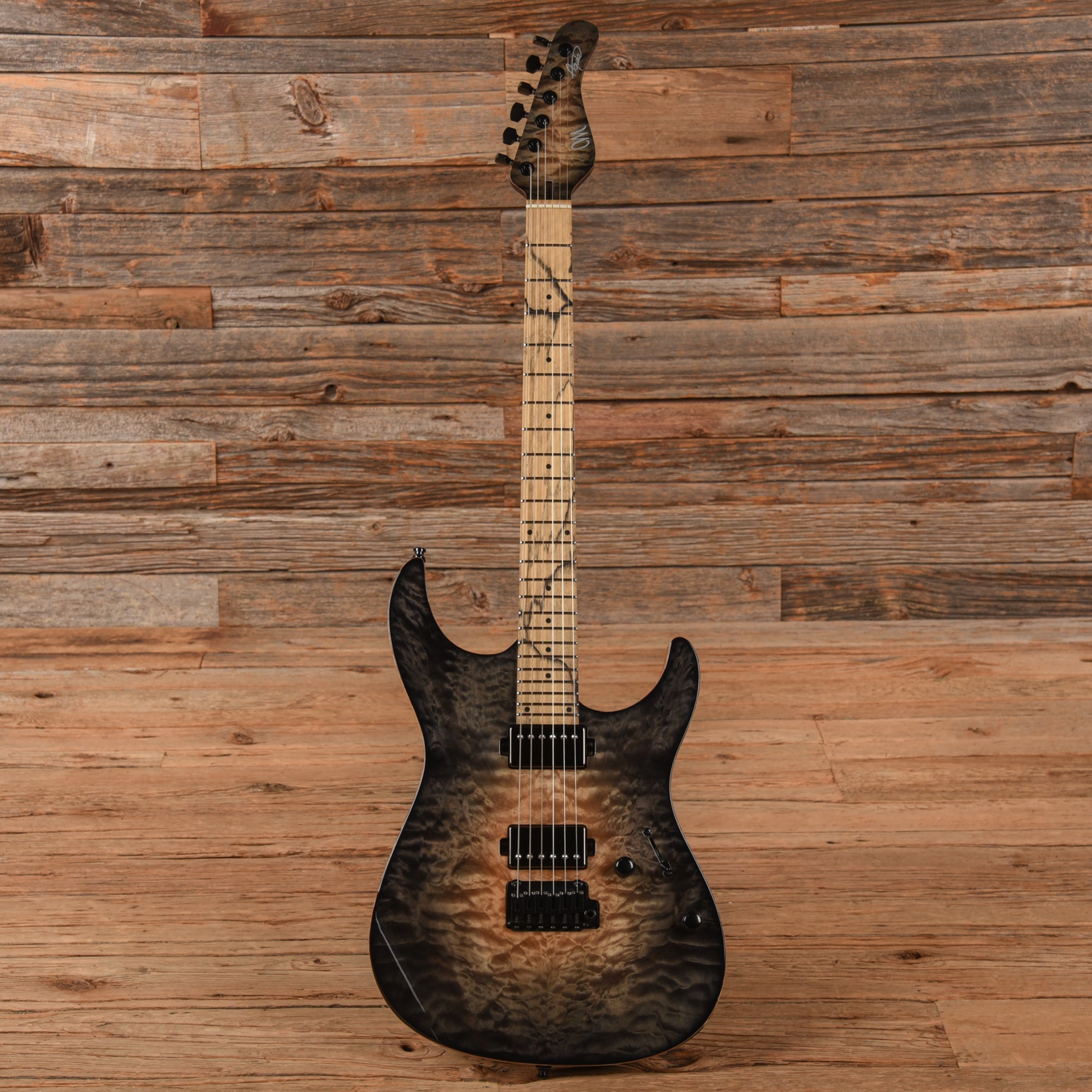 Mayones Aquila Elite S 6 Transparent Natural Fade Black Burst 2023 ...
