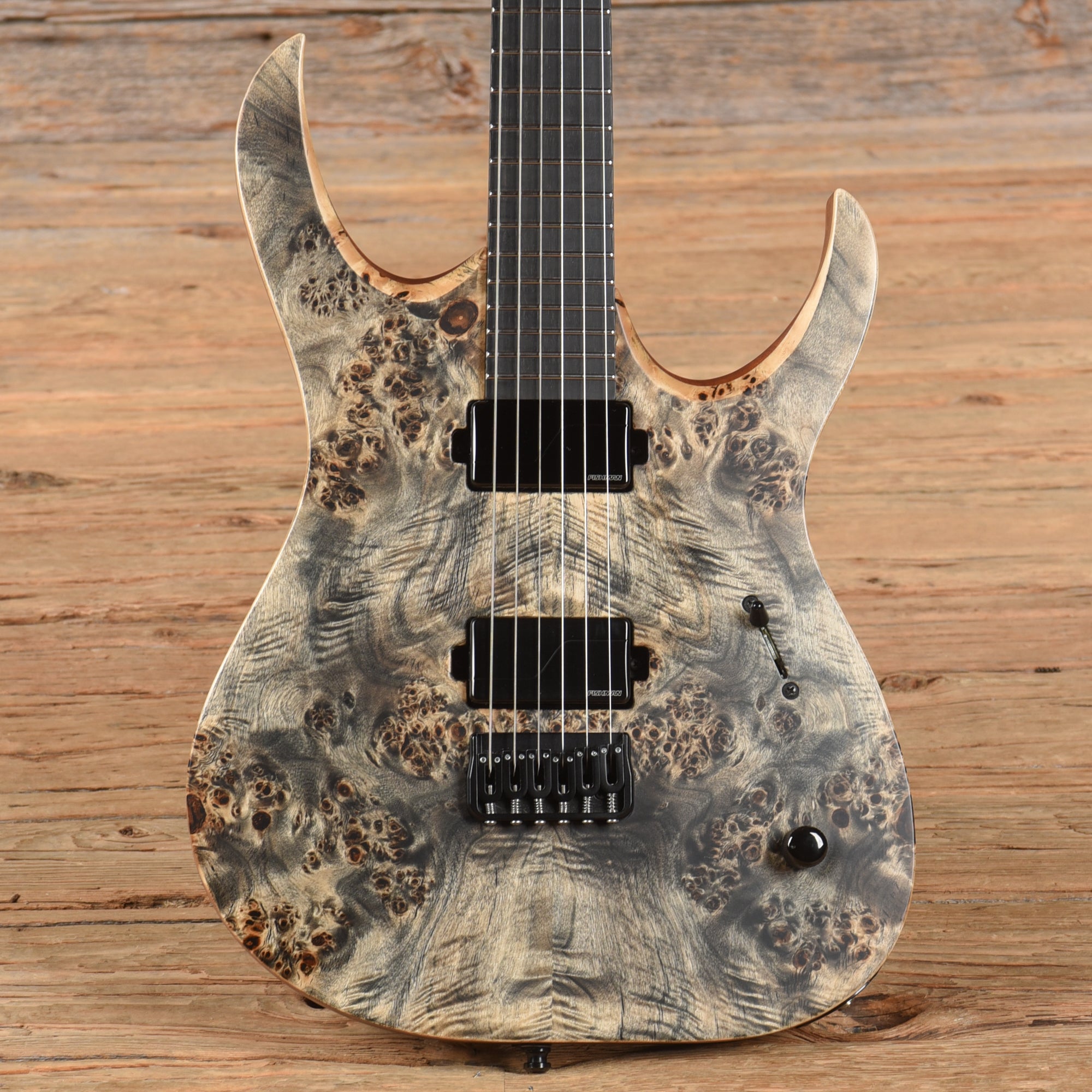 Mayones Duvell Elite 6 Burl Natural – Chicago Music Exchange