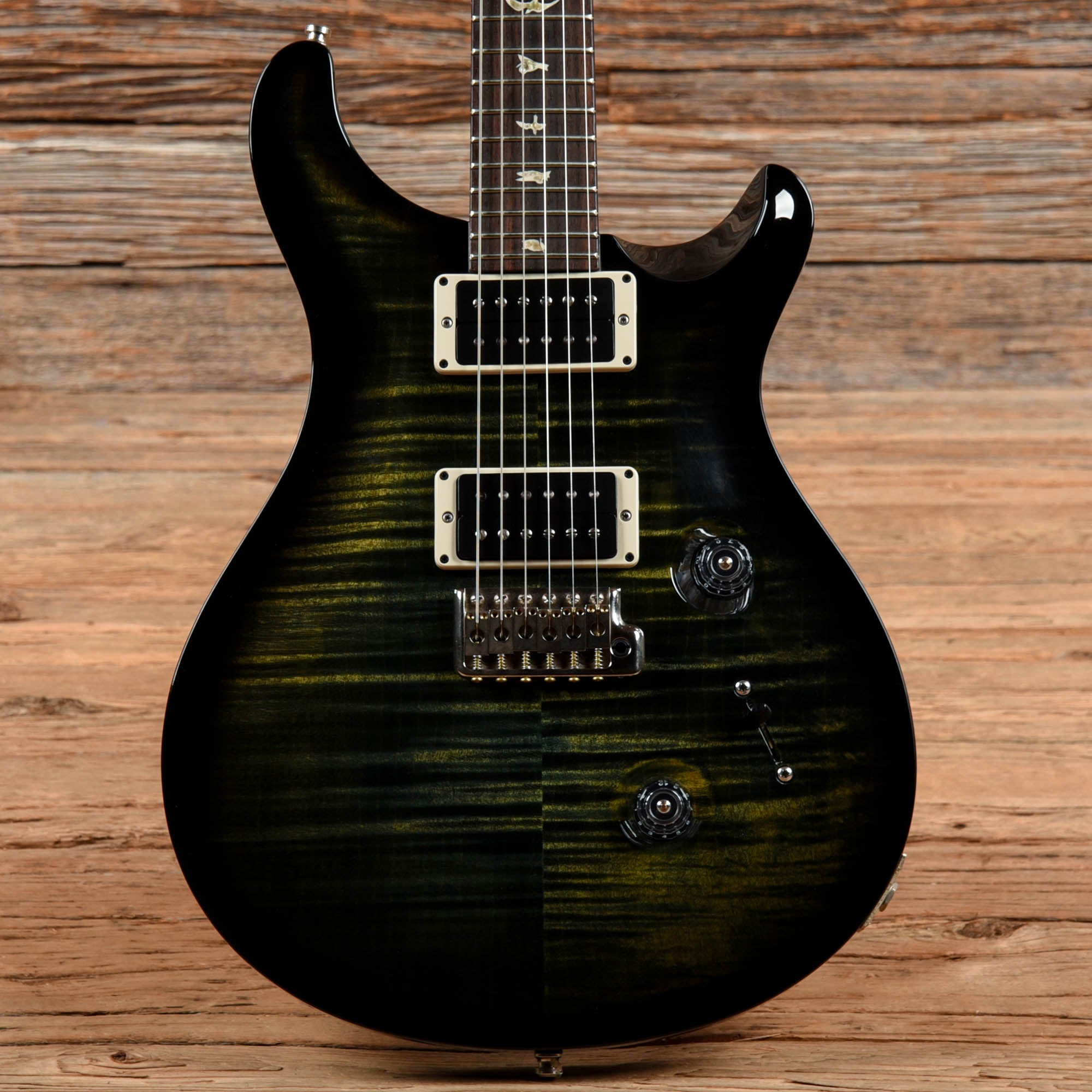 PRS Custom 24 Emerald Green Burst 2014 – Chicago Music Exchange