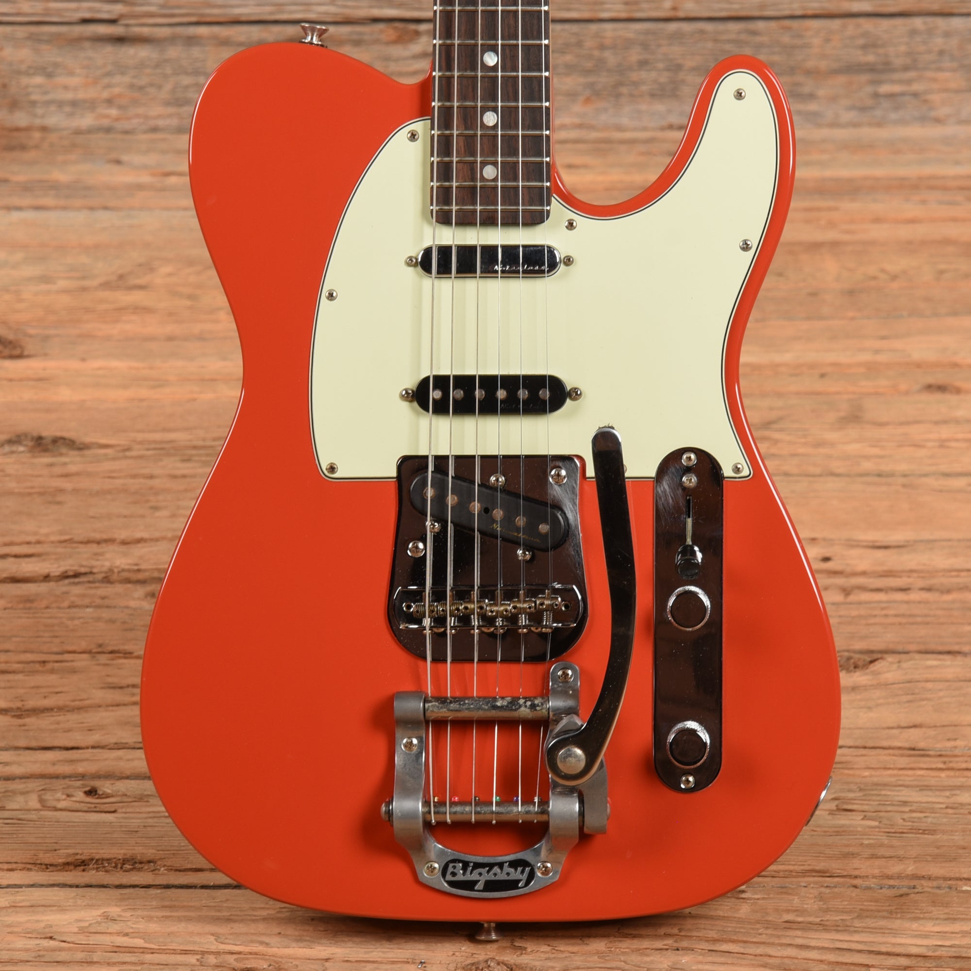Fender Deluxe Nashville Telecaster Fiesta Red 2017 – Chicago Music Exchange