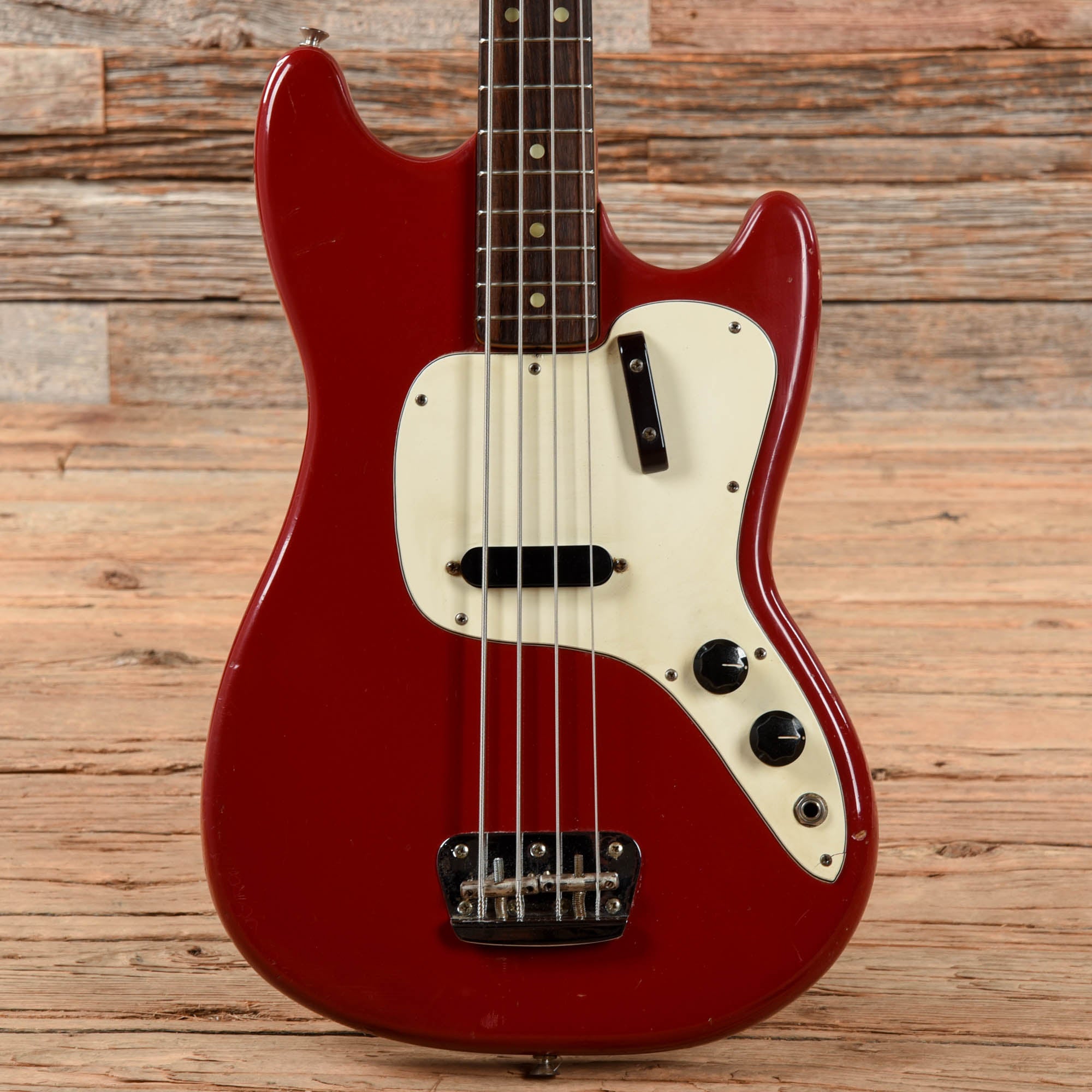 Fender Musicmaster Bass Dakota Red 1971 – Chicago Music Exchange