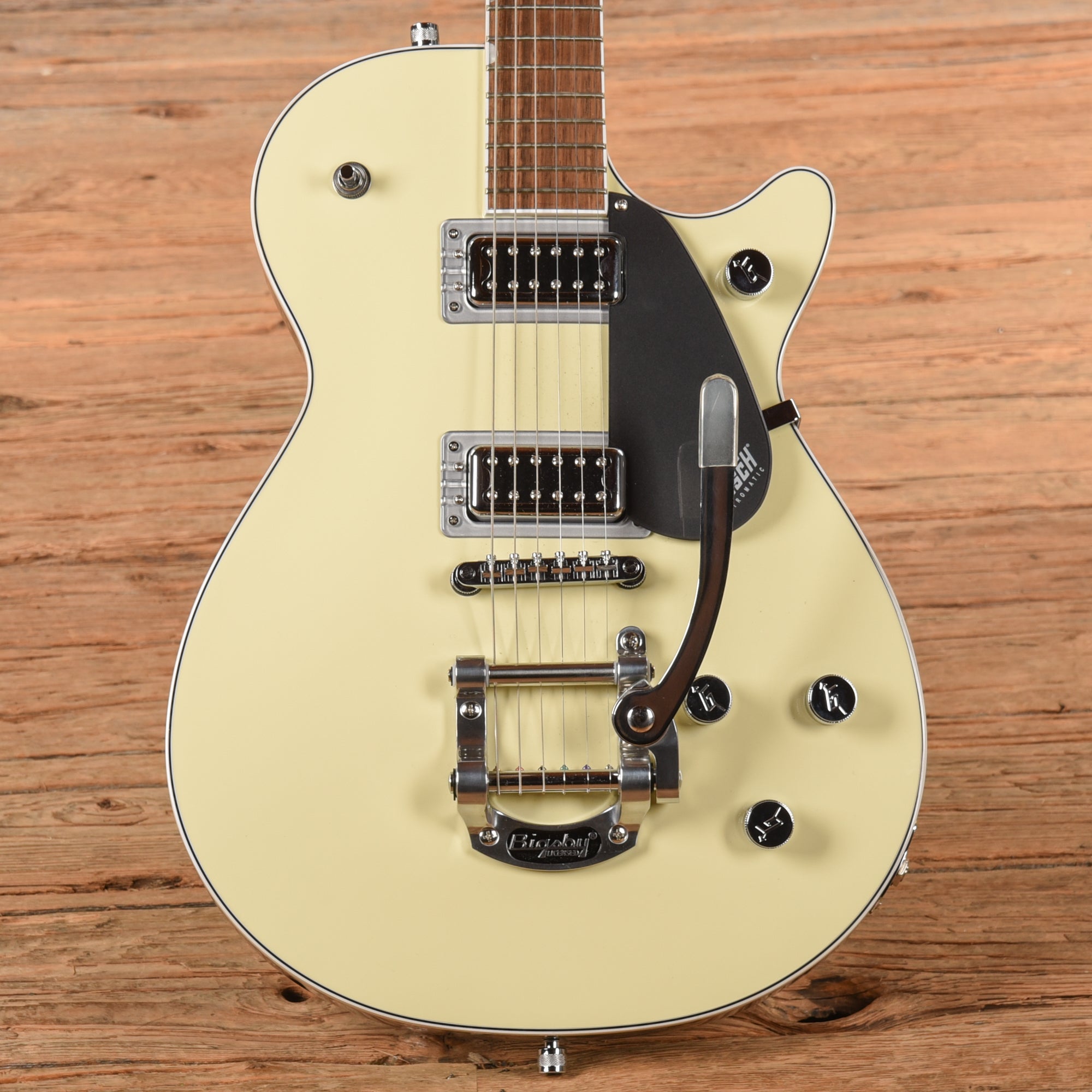 Gretsch G5230T Electromatic Jet FT with Bigsby Two-Tone Vintage White ...