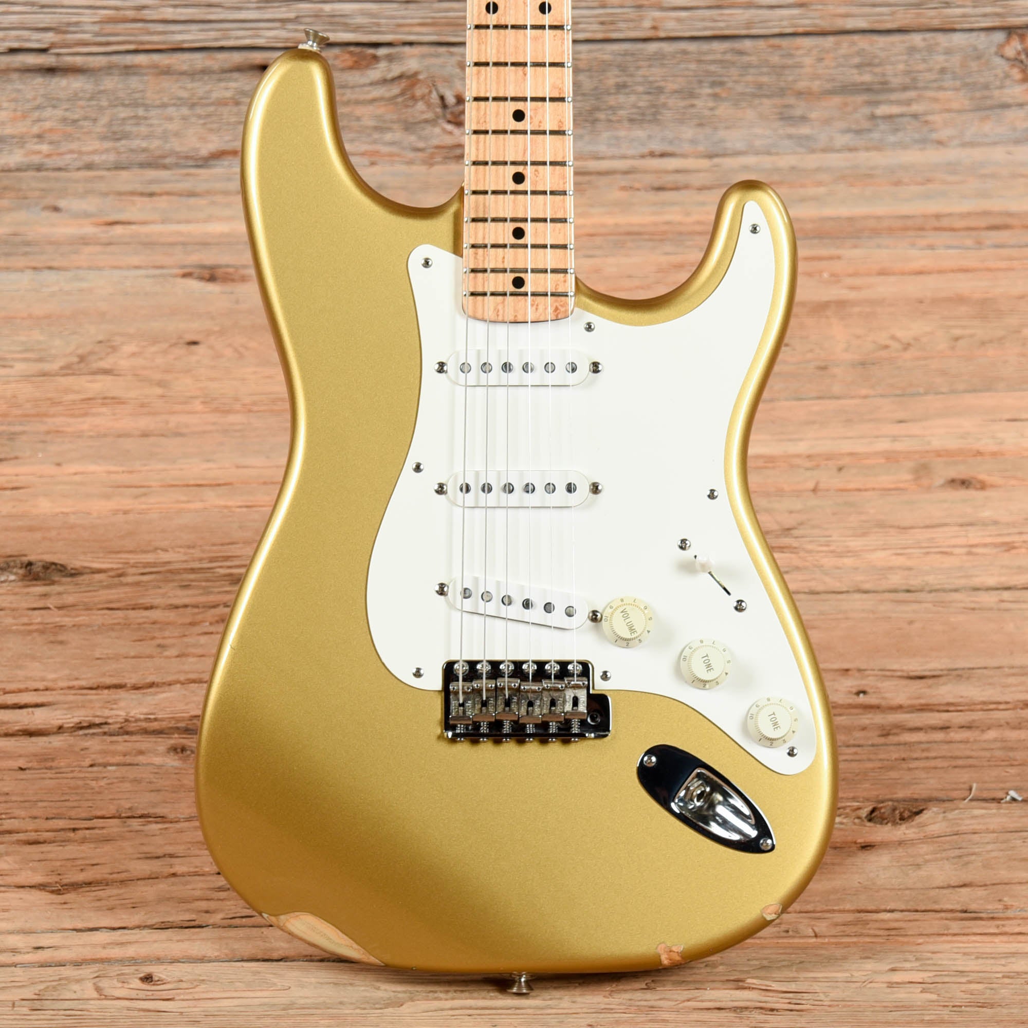 Fender Custom Shop '54 Stratocaster Aztec Gold 1995 – Chicago Music ...