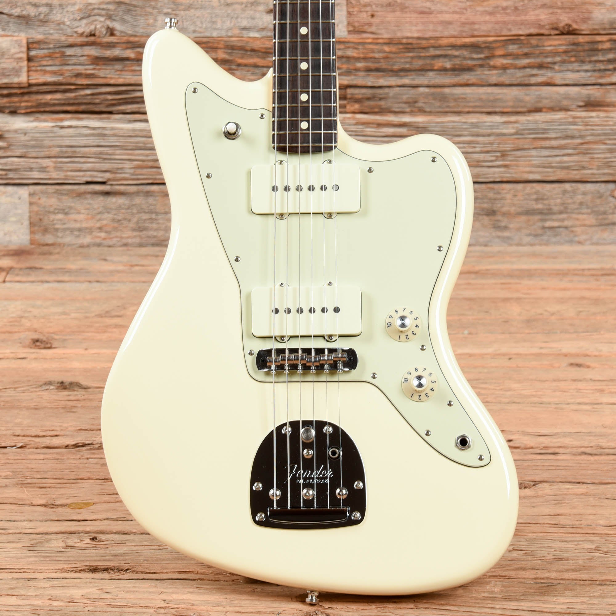 Fender Mod Shop Jazzmaster Olympic White 2020 – Chicago Music Exchange