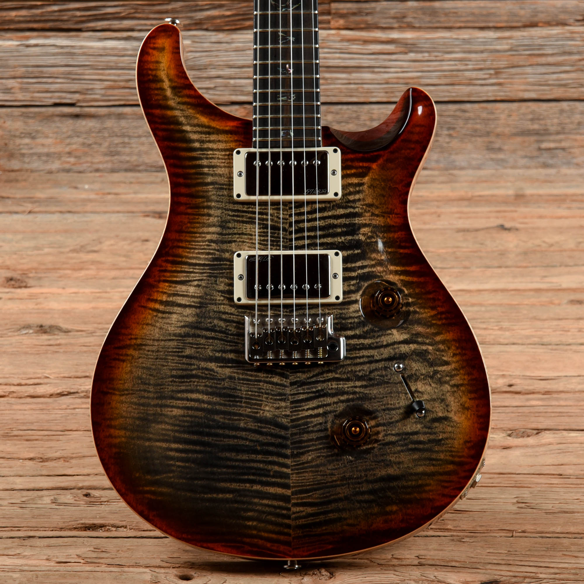 PRS Wood Library Custom 24 Charcoal Cherry Burst 2014 – Chicago Music ...