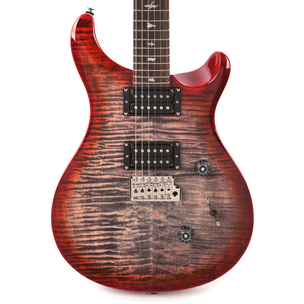 PRS SE Custom 24 Charcoal Cherry Burst – Chicago Music Exchange