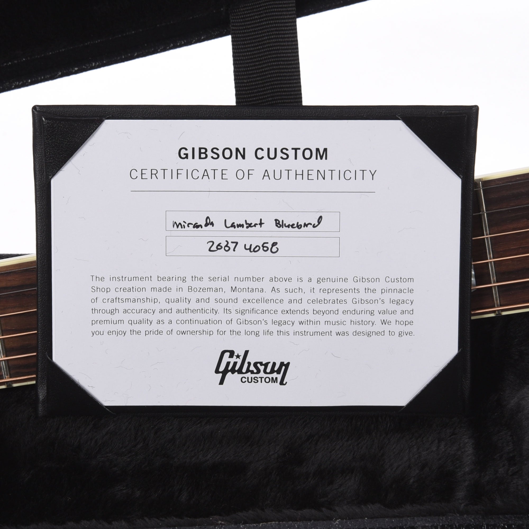 Gibson Artist Miranda Lambert Bluebird Bluebonnet – Chicago Music Exchange