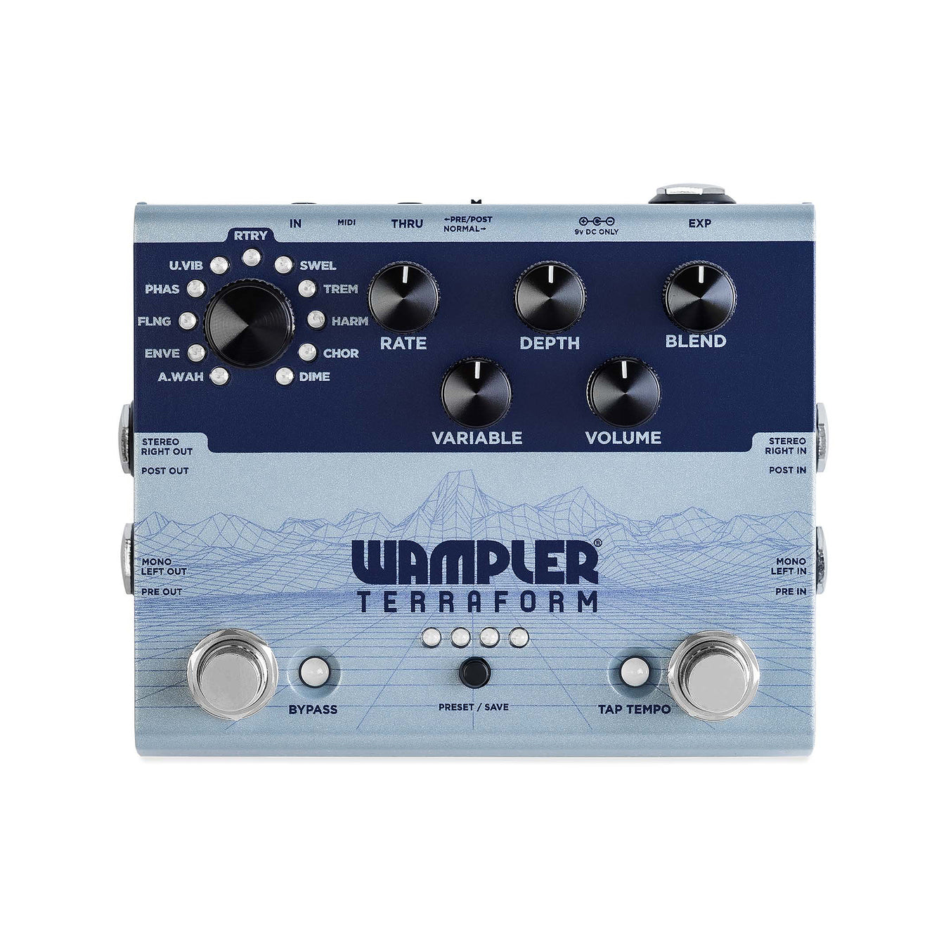 Wampler Terraform Multi Modulation Effects Pedal – Chicago Music Exchange