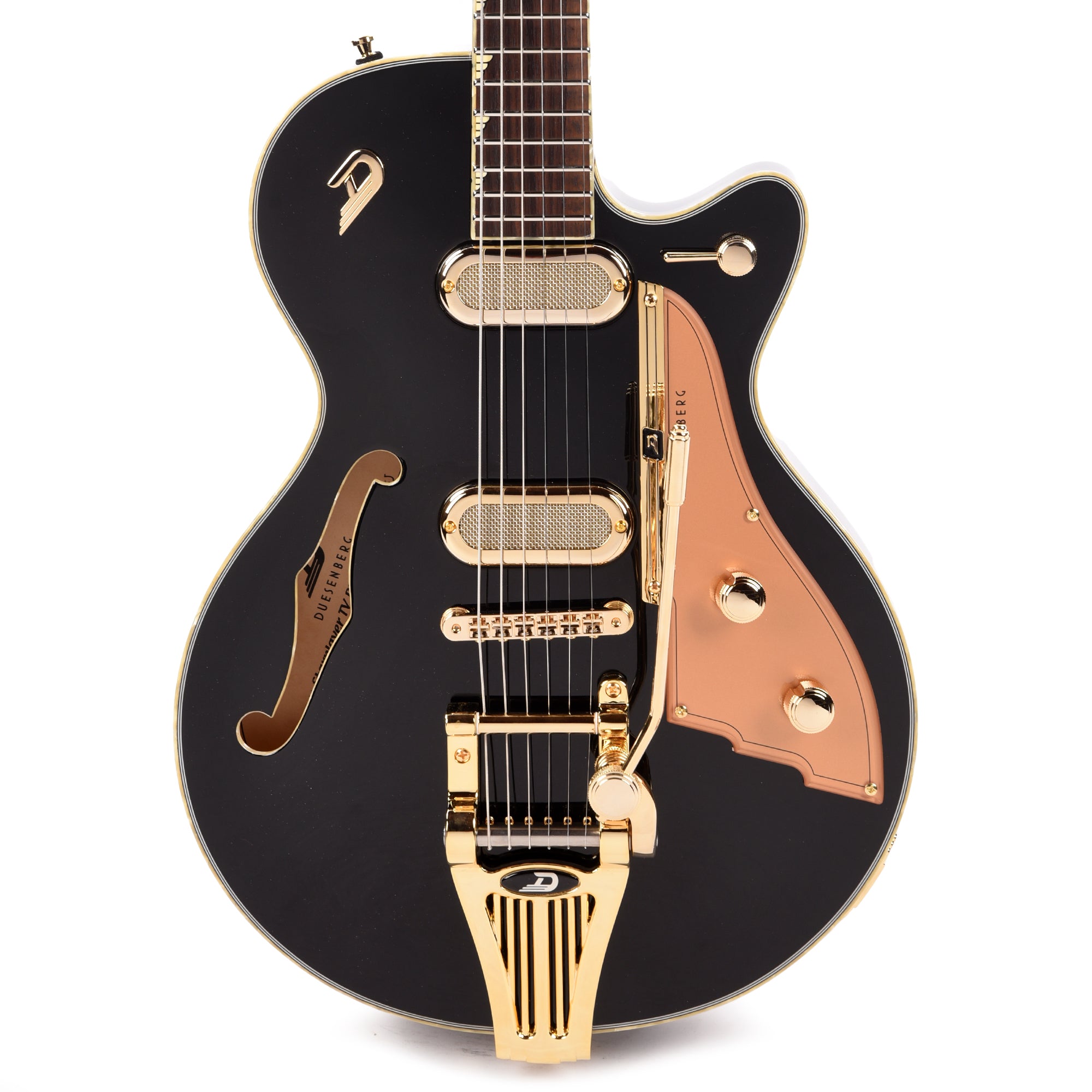 Duesenberg Starplayer TV Phonic Black – Chicago Music Exchange