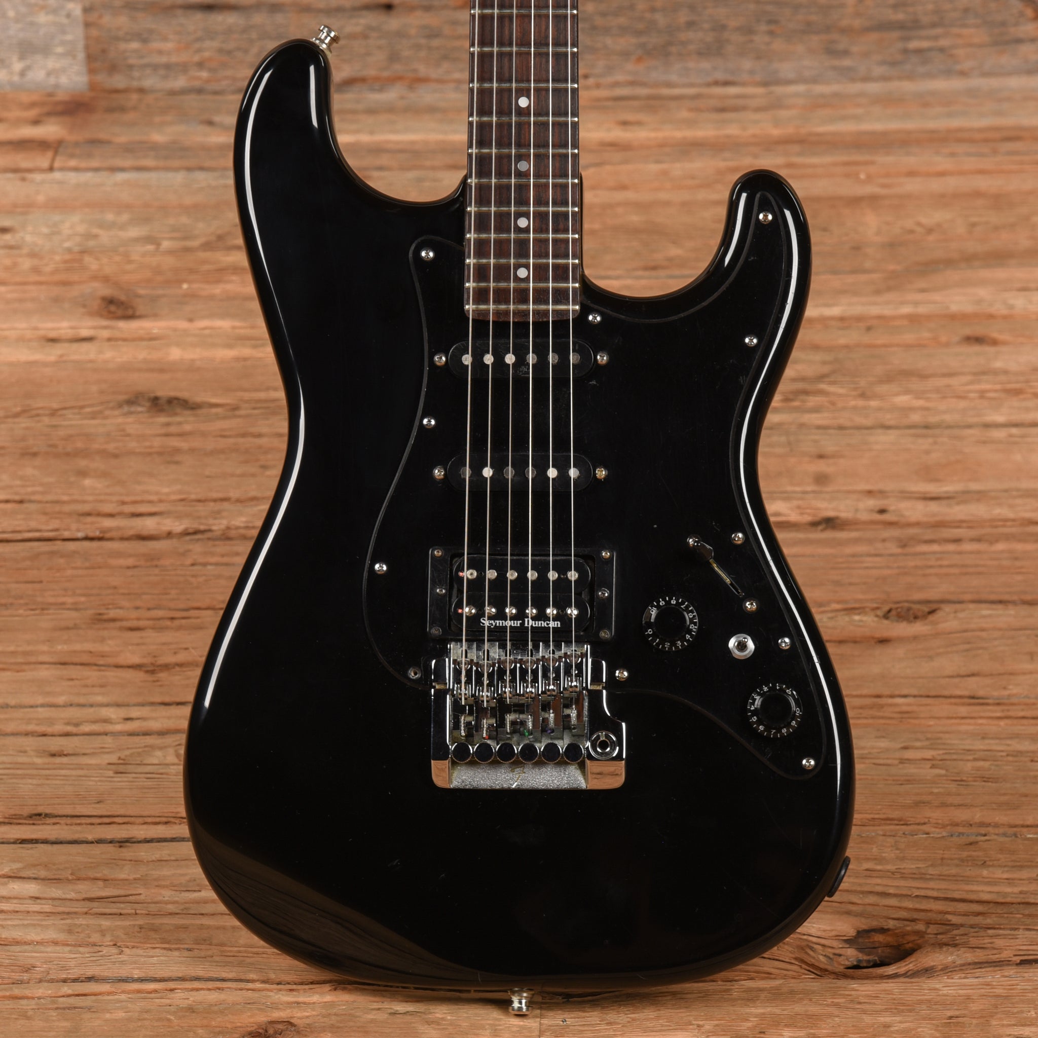 Fender Contemporary Stratocaster Black 1985 – Chicago Music Exchange