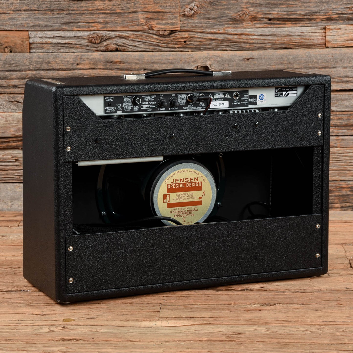 Fender '65 Deluxe Reverb Reissue 22-Watt 1x12" Guitar Combo – Chicago ...