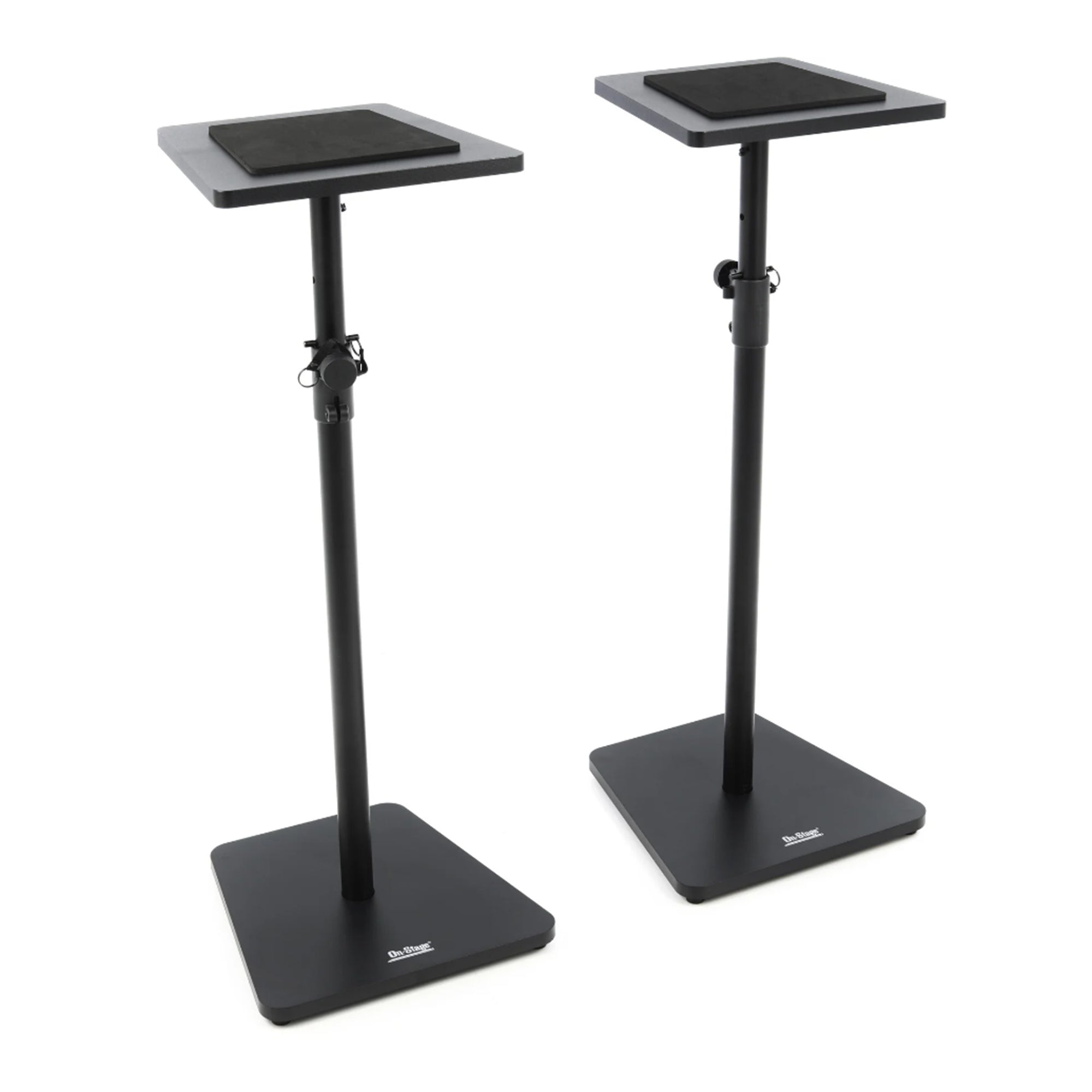 On-Stage Stands SMS7500B Wood Studio Monitor Stands Pair Black ...