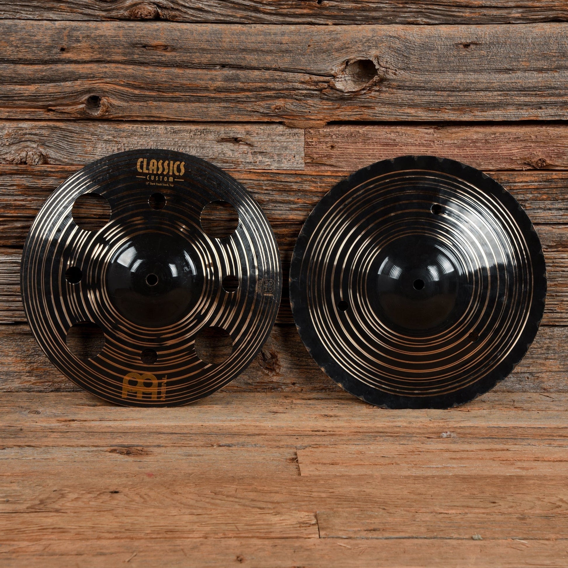 Meinl 12" Classics Custom Dark Trash Stack Cymbals USED – Chicago Music ...