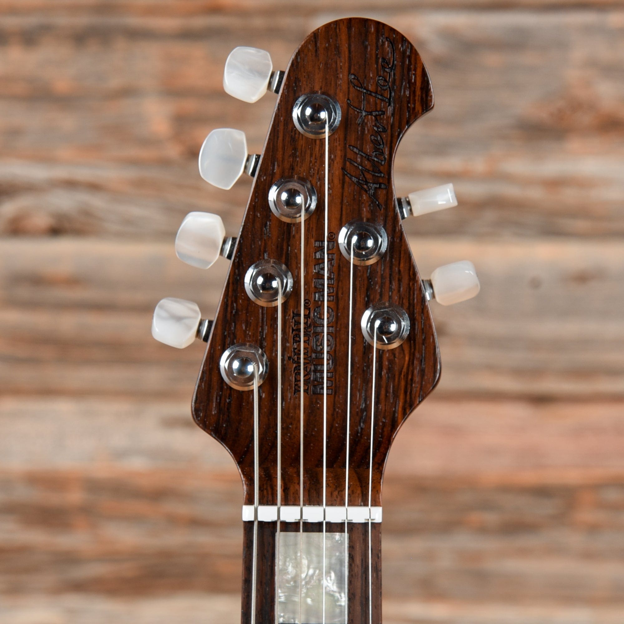 Music Man Ball Family Reserve Albert Lee MM90 Ghost In A Shell White 2 ...