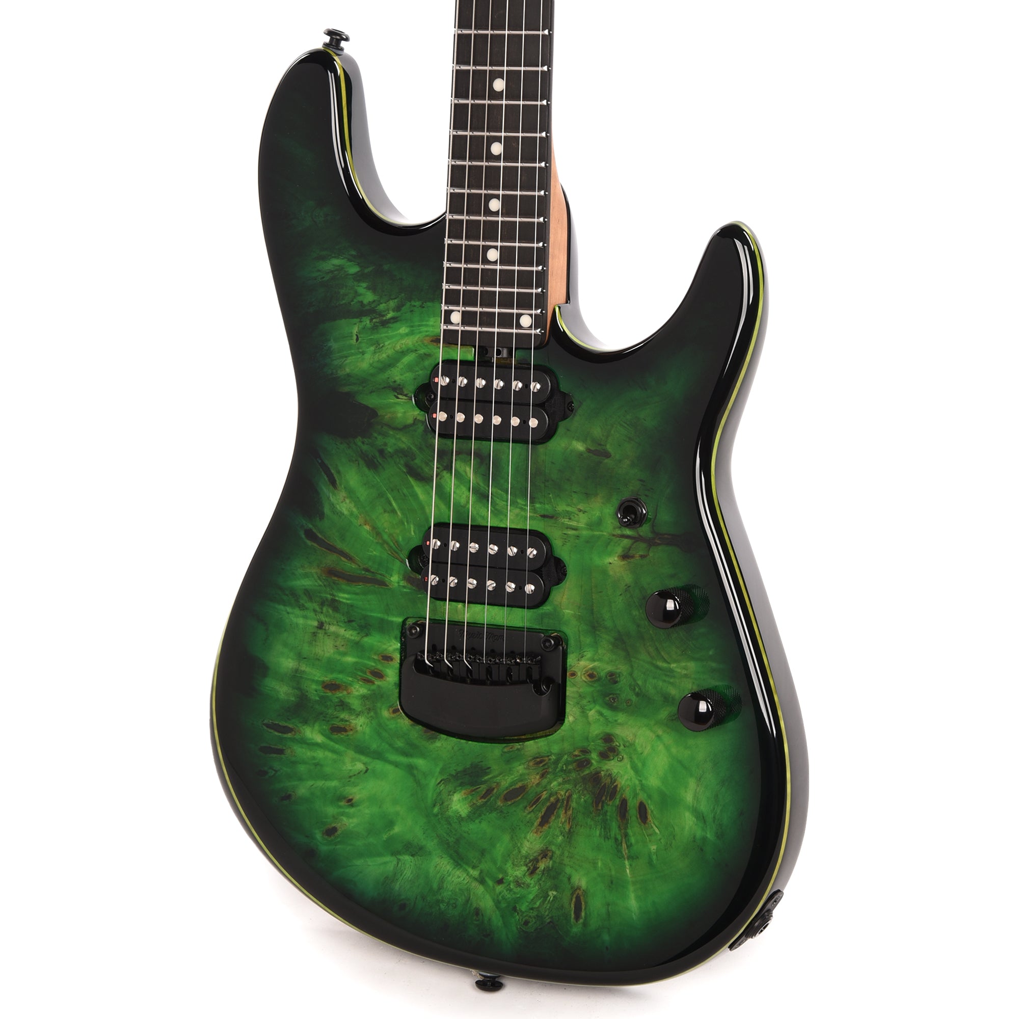 Music Man Cutlass HH Trem Jason Richardson Kokiri Forest w/Figured Roa ...