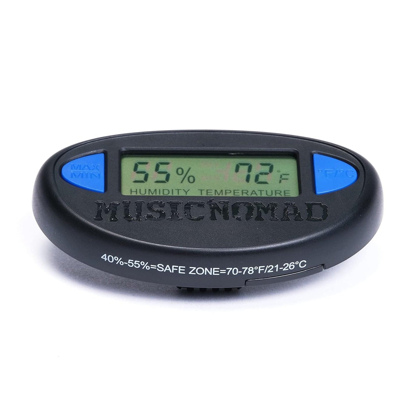 Music Nomad HONE - Guitar Hygrometer - Humidity & Temperature Monitor ...