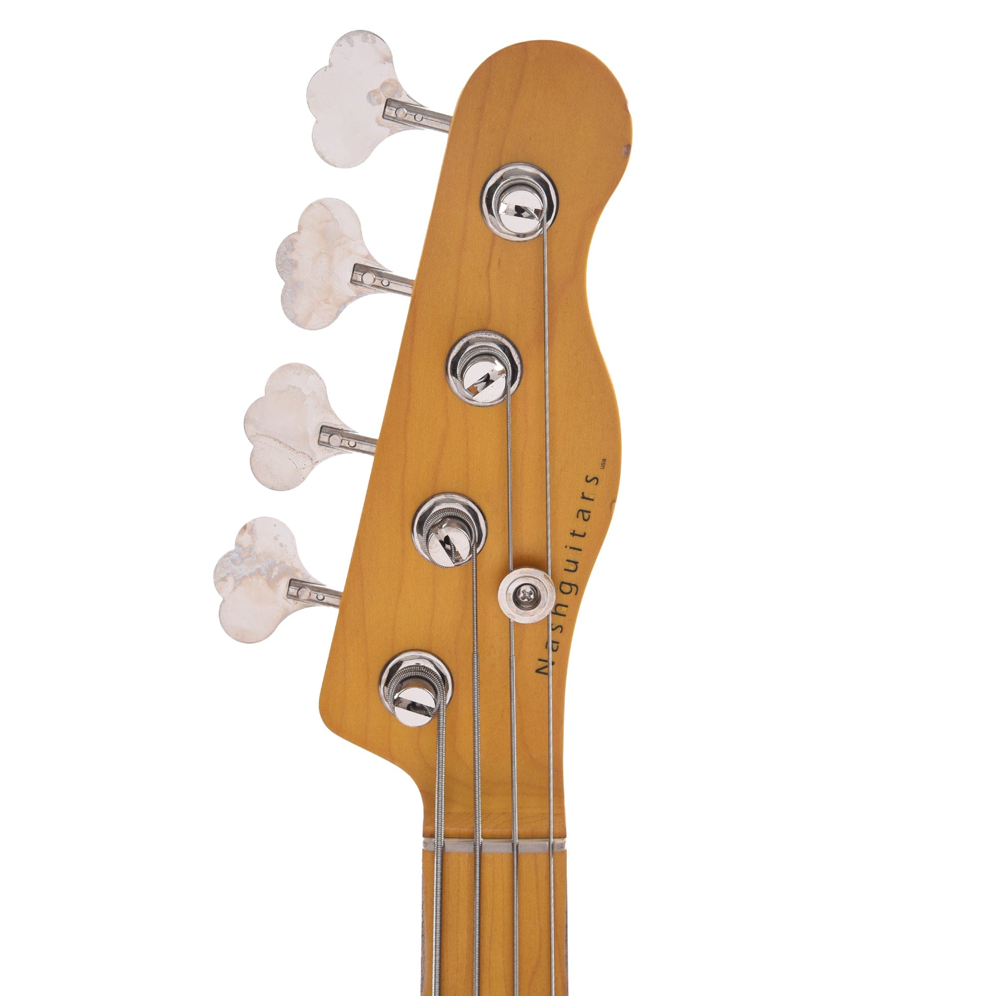 Nash PB-52 Butterscotch Blonde Light Relic w/1-Ply Black Pickguard & L ...