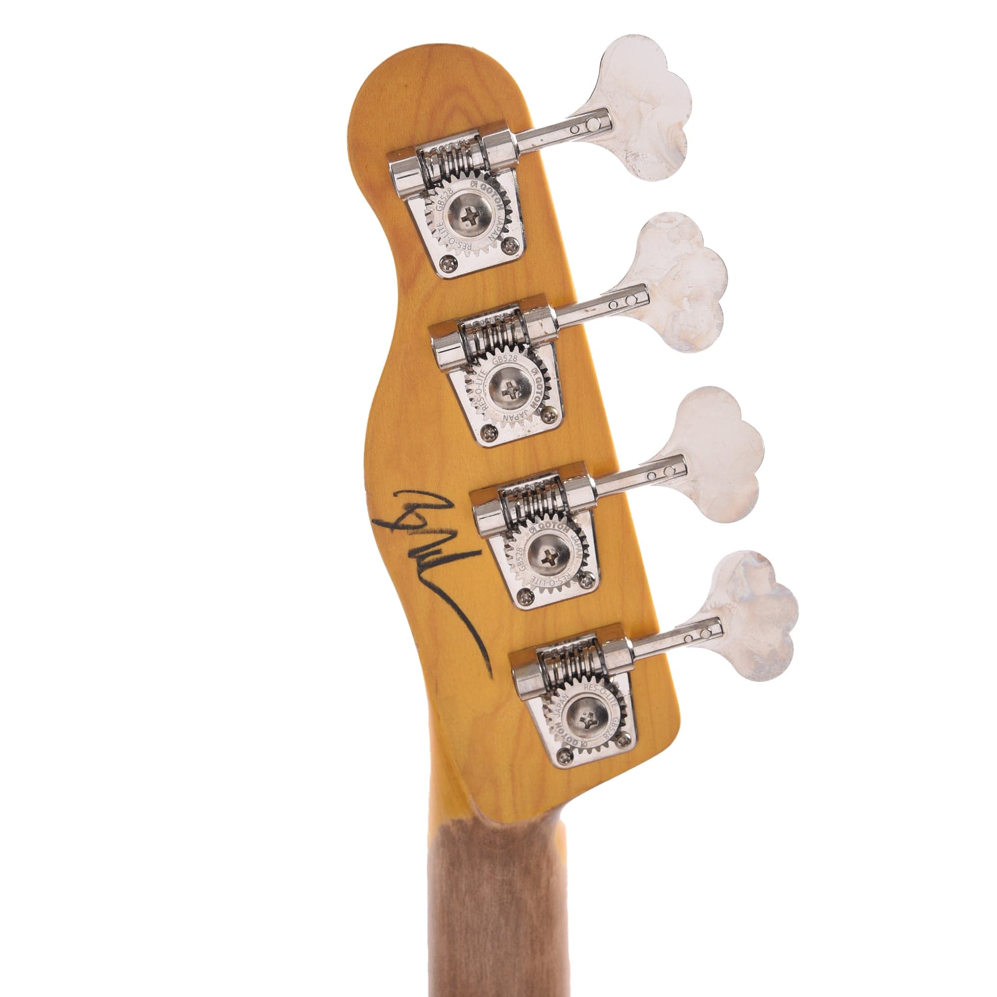 Nash PB-52 Butterscotch Blonde Light Relic w/1-Ply Black Pickguard & L ...