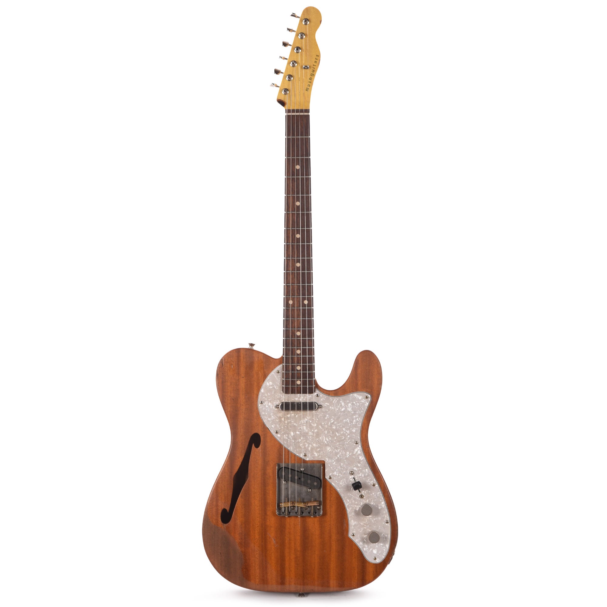 Nash T-69-TL Thinline Mahogany Natural Heavy Relic – Chicago Music Exchange