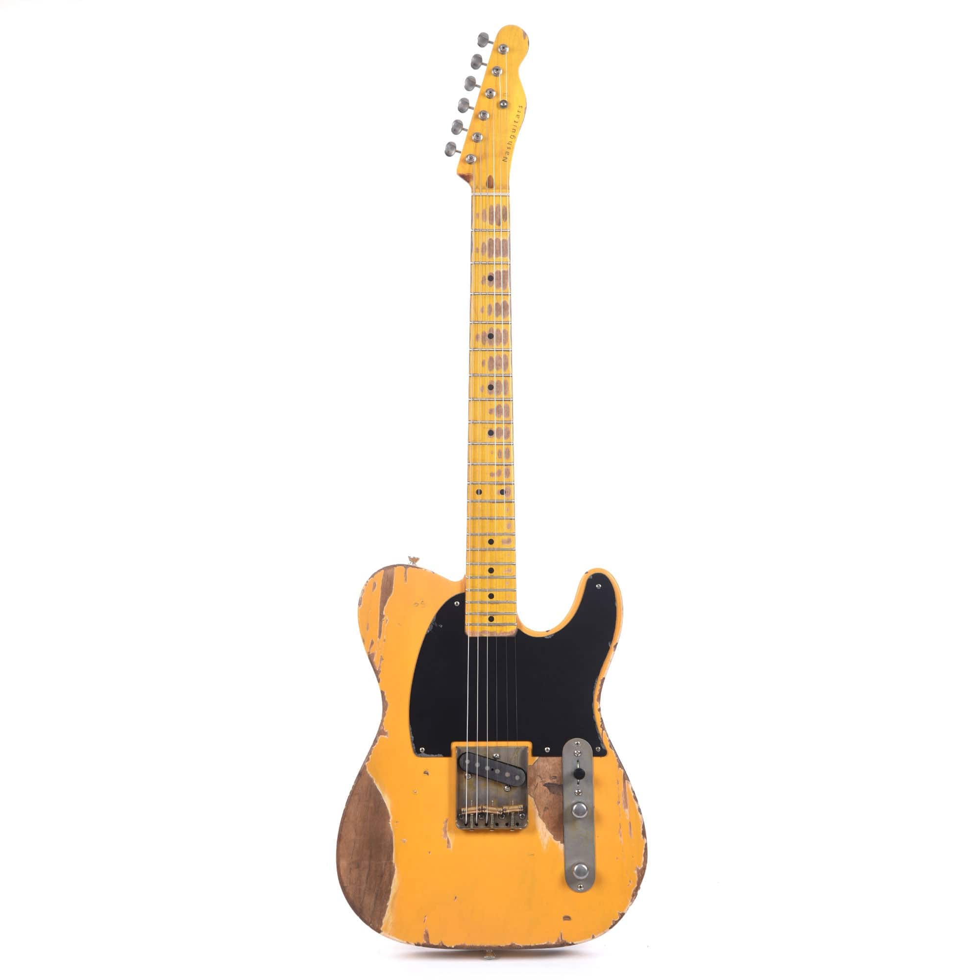 Nash E-52 Butterscotch Blonde Extra Heavy Relic w/1-Ply Black Pickguar ...