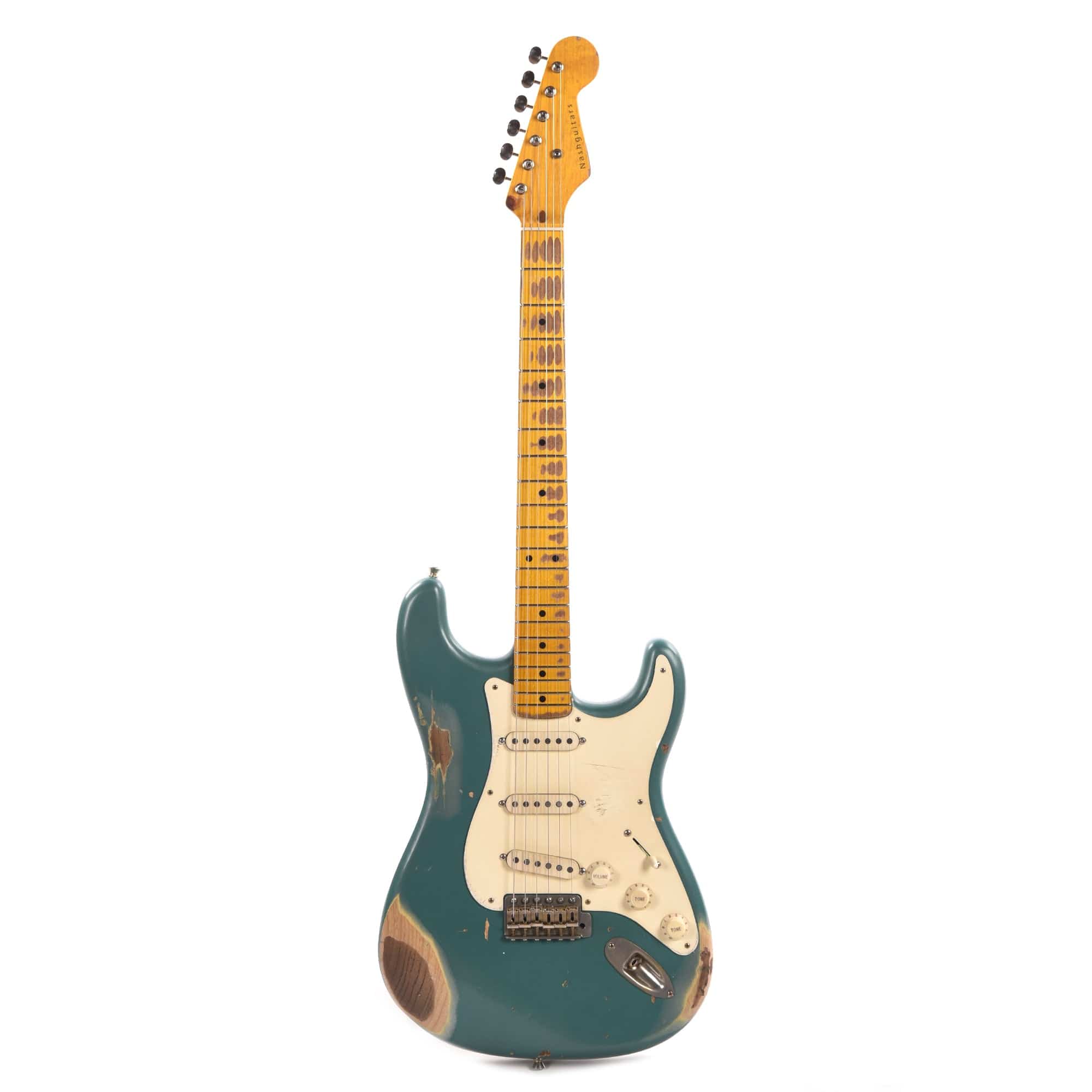 Nash S-57 Ash Sherwood Green Metallic Heavy Relic – Chicago Music Exchange