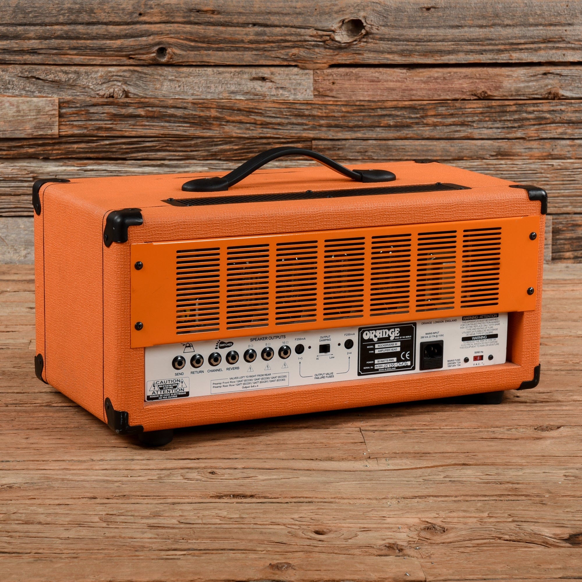 Orange Rockerverb 50 2-Channel 50-Watt Guitar Amp Head – Chicago Music ...