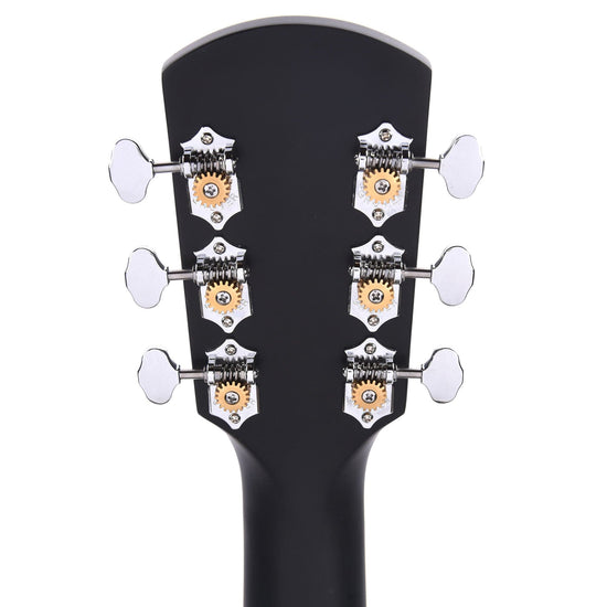 Orangewood Juniper Black Live Rubber Bridge Parlor Acoustic Guitar ...
