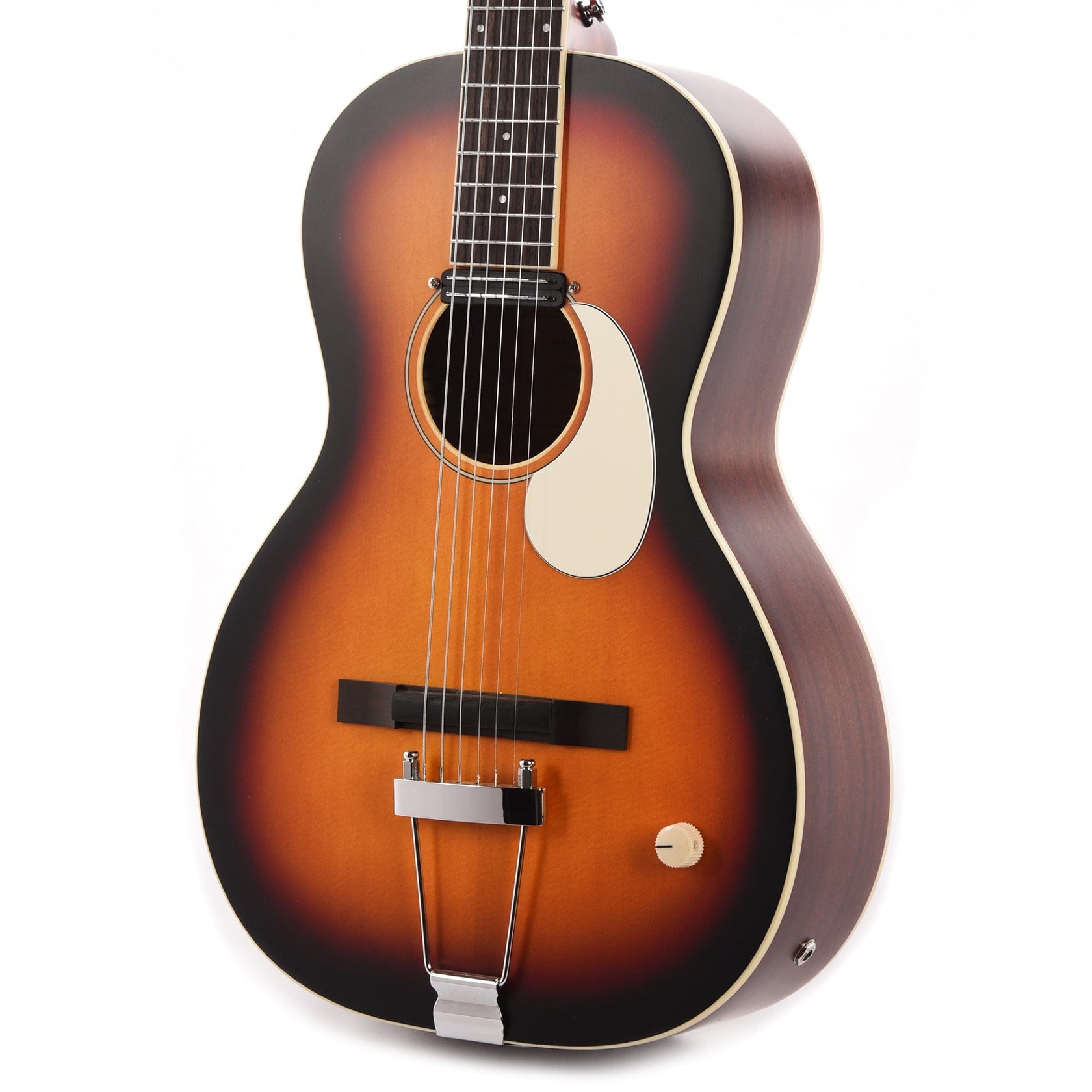 Orangewood Juniper Sunburst Live Rubber Bridge Parlor Acoustic Guitar ...