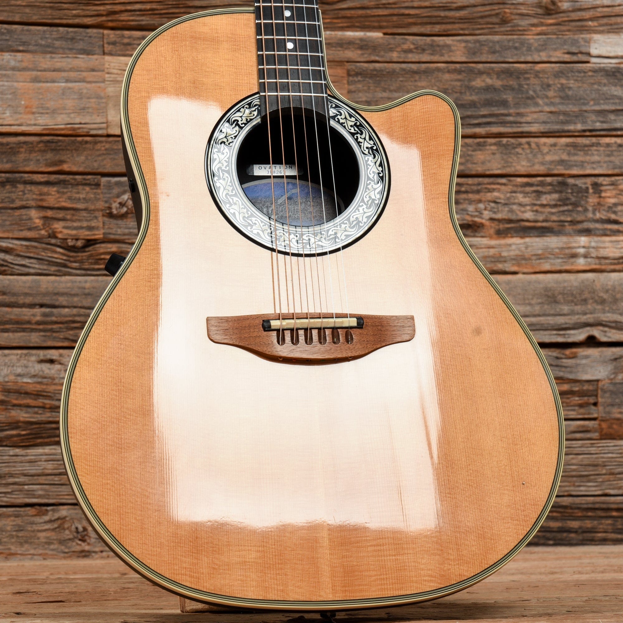 Ovation 4861 Balladeer Natural 1980s – Chicago Music Exchange