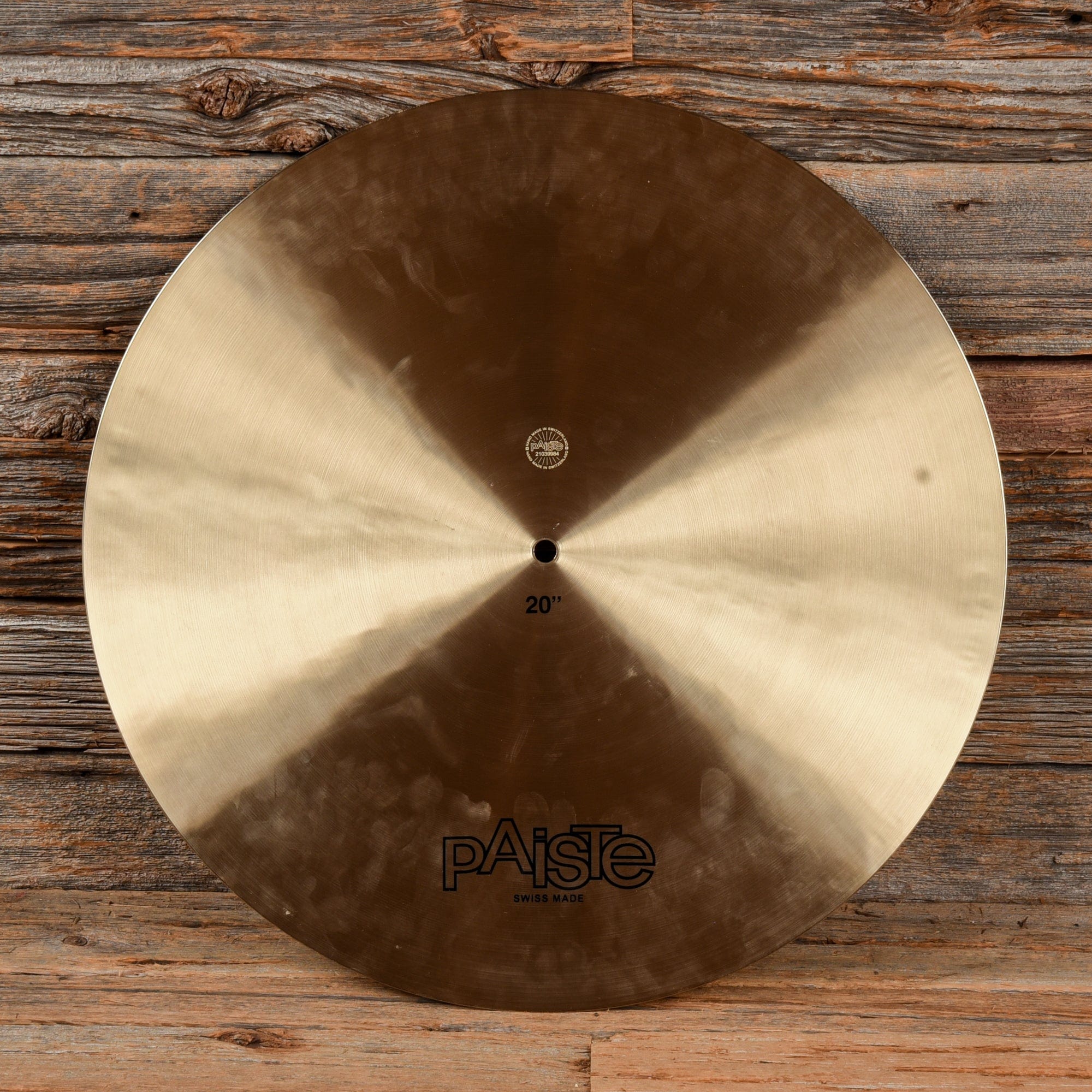 Paiste 20" Formula 602 Classic Thin Flat Ride – Chicago Music Exchange