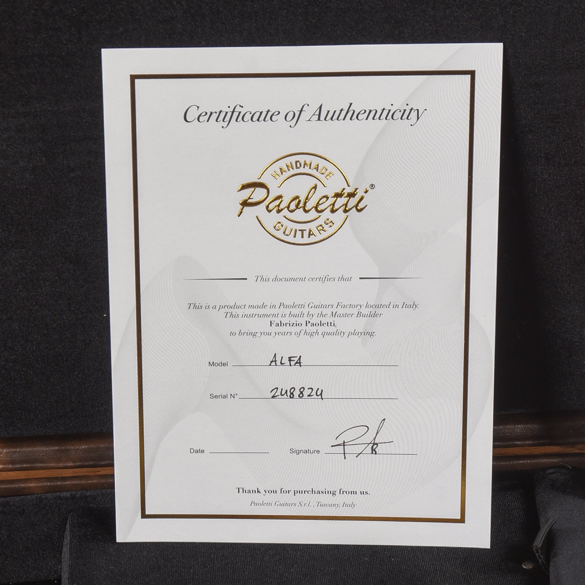 Paoletti Alpha Loft Sunburst – Chicago Music Exchange