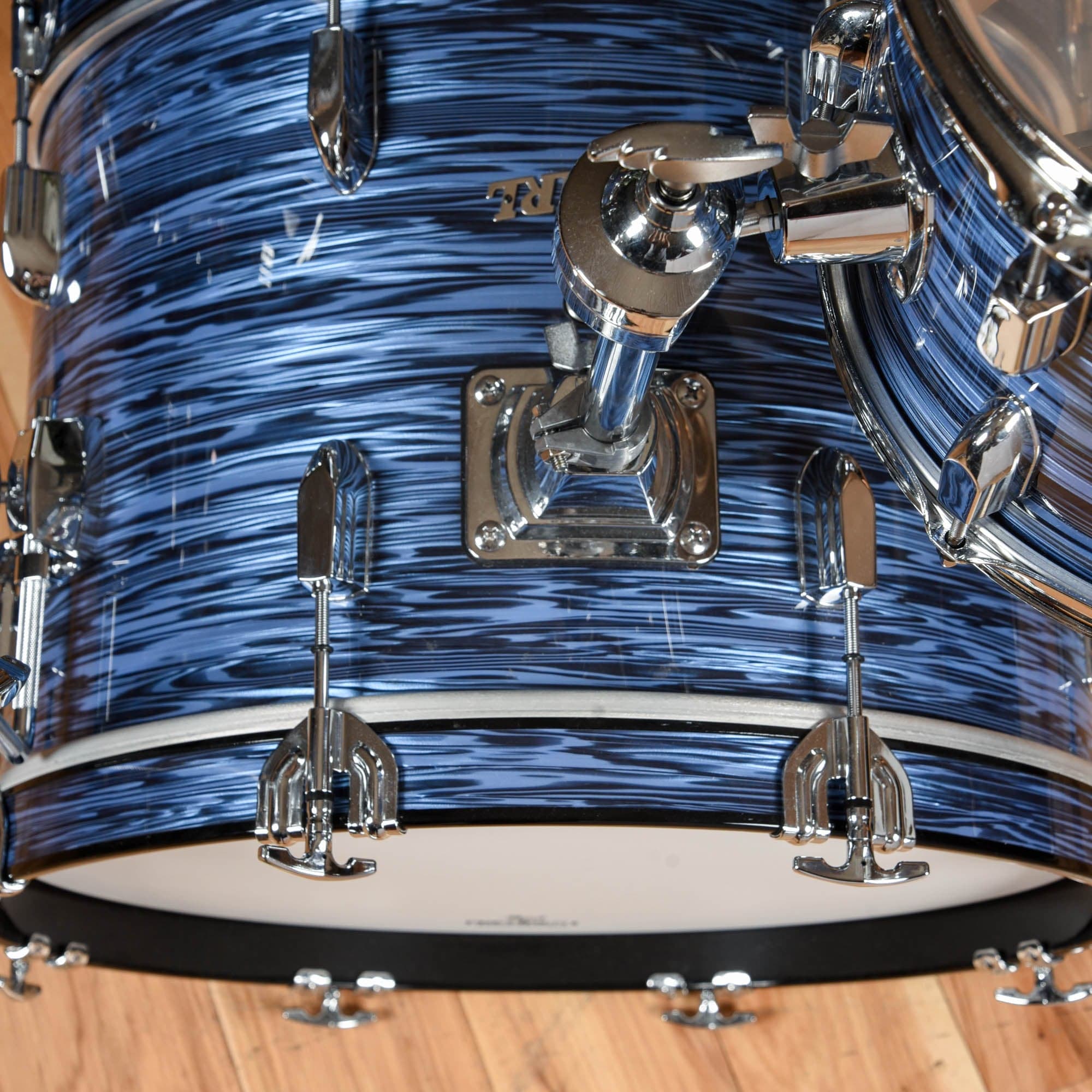 Pearl President Series Deluxe 4pc. Drum Kit Ocean Ripple 12/14/20/6.5x ...