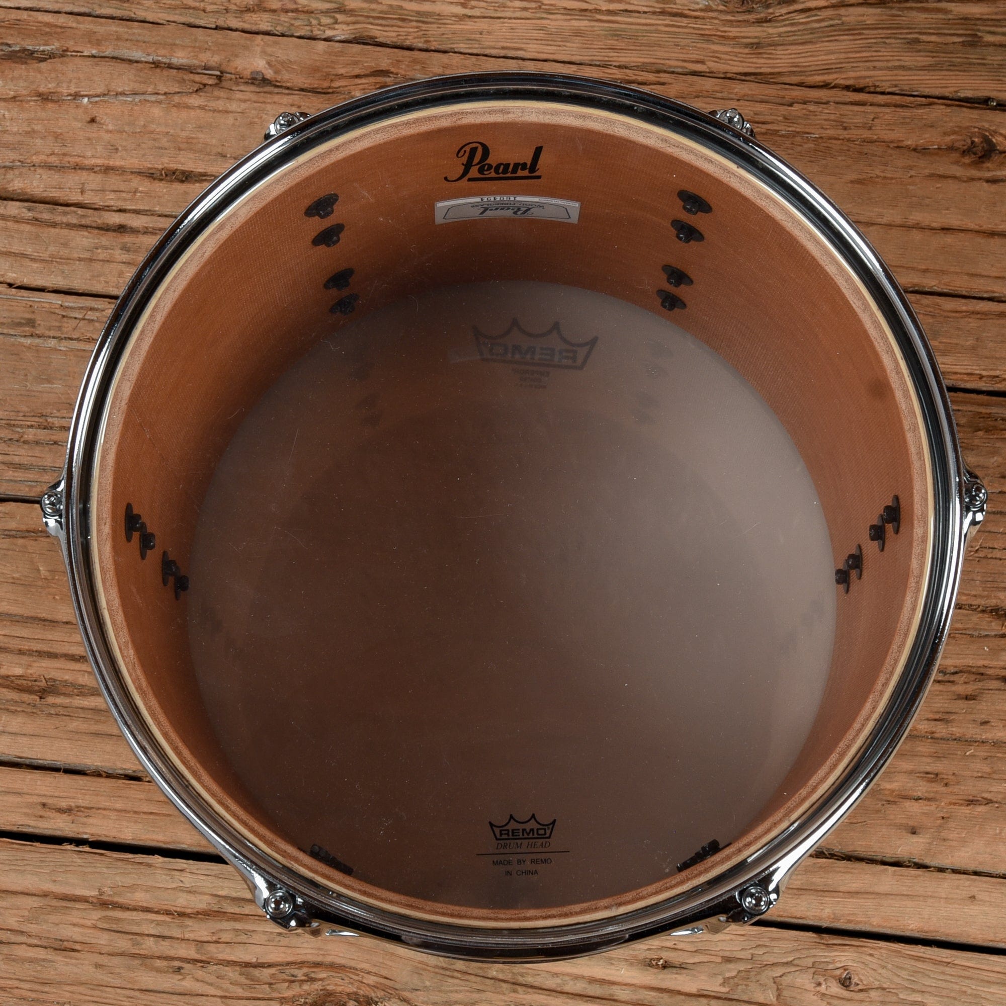 Pearl Wood/Fiberglass 3 pc Drum Set 13/16/24 Satin Cocoa Burst ...