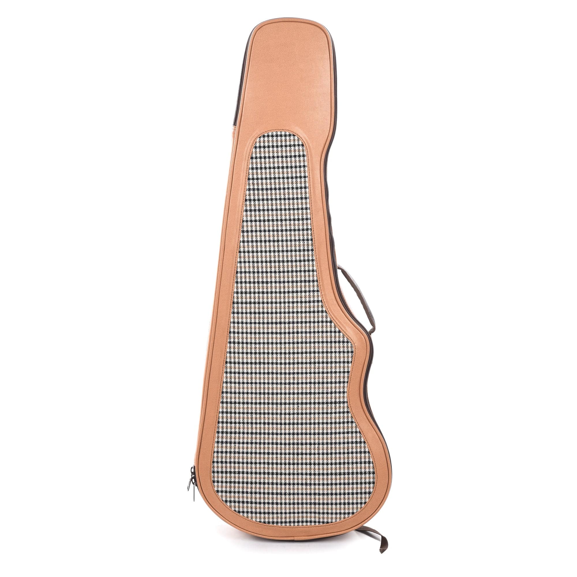 Powers Electric A-Type Pearl White w/PF42 Pickups & Firestripe PIckgua – Chicago Music Exchange