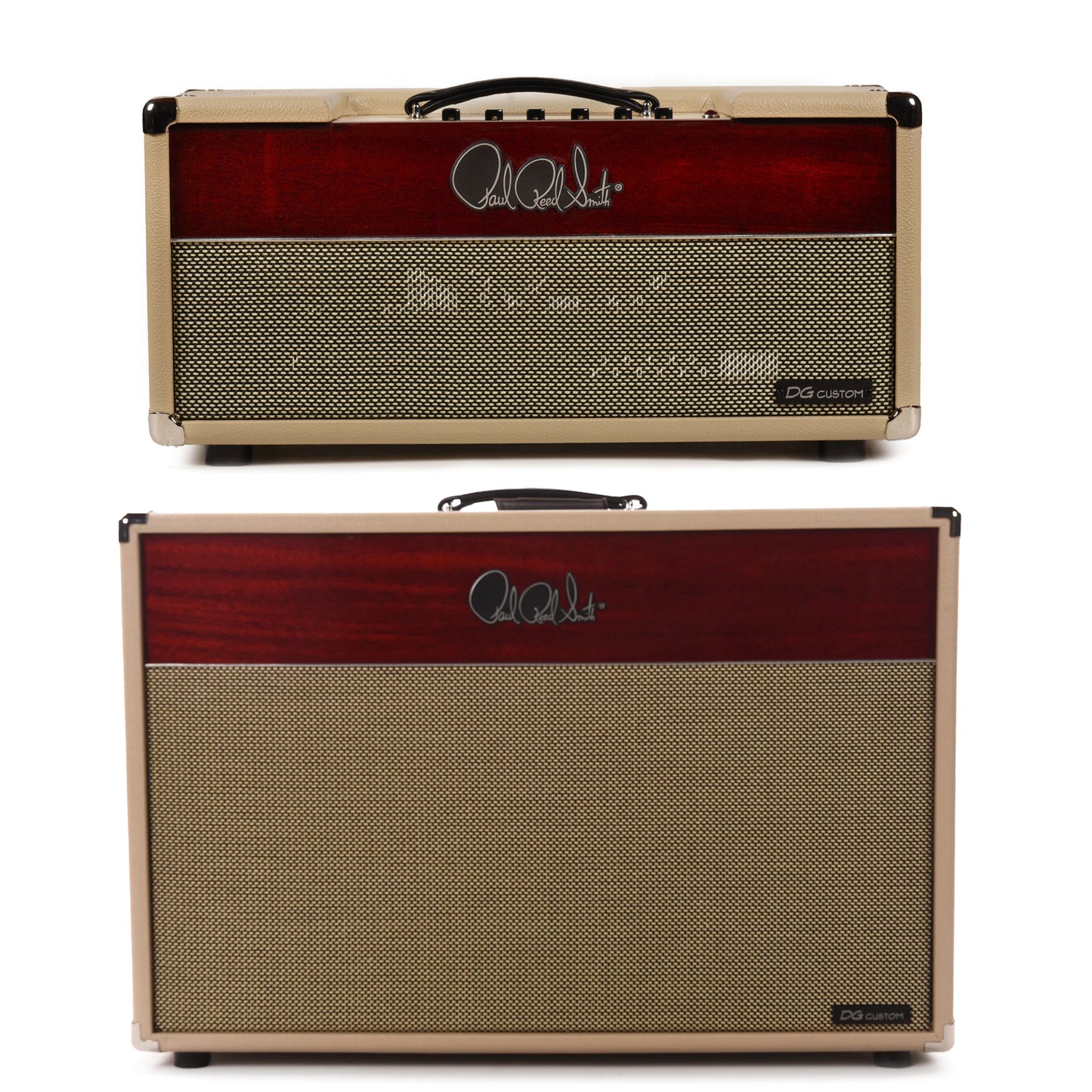PRS DG Custom David Grissom 30w Amp Head Blonde & Vintage Cherry and 2 ...