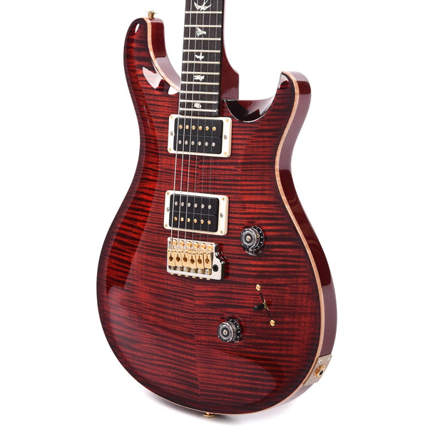 PRS Custom 24 10 Top Fire Red Burst – Chicago Music Exchange