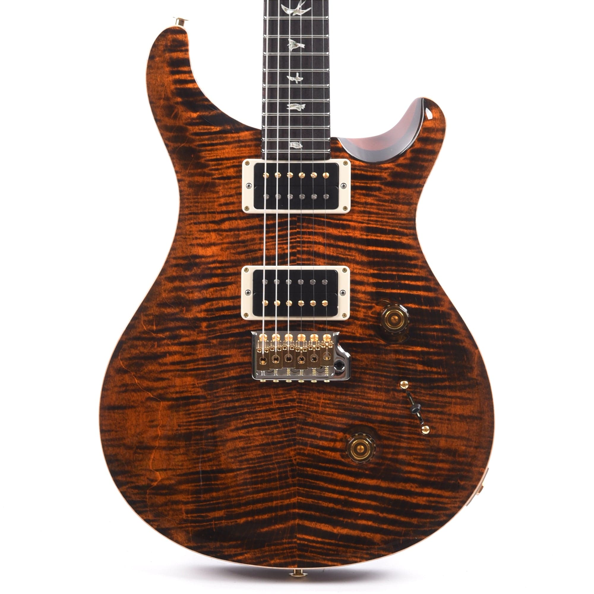 PRS Custom 24 10 Top Orange Tiger – Chicago Music Exchange