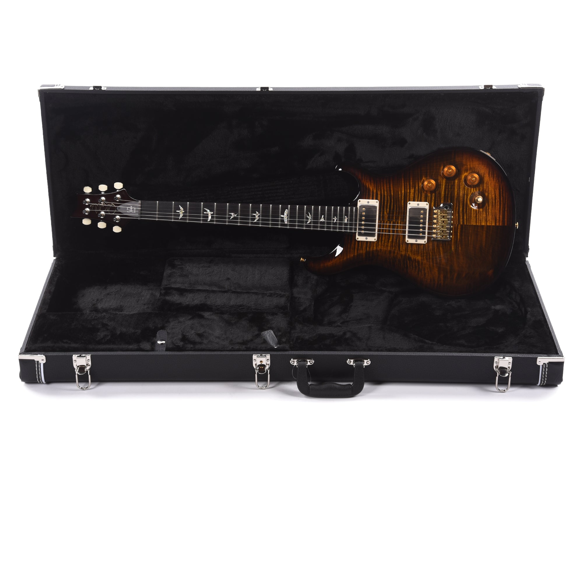 PRS DGT 10 Top Black Gold Wraparound Burst w/Bird Inlays – Chicago ...