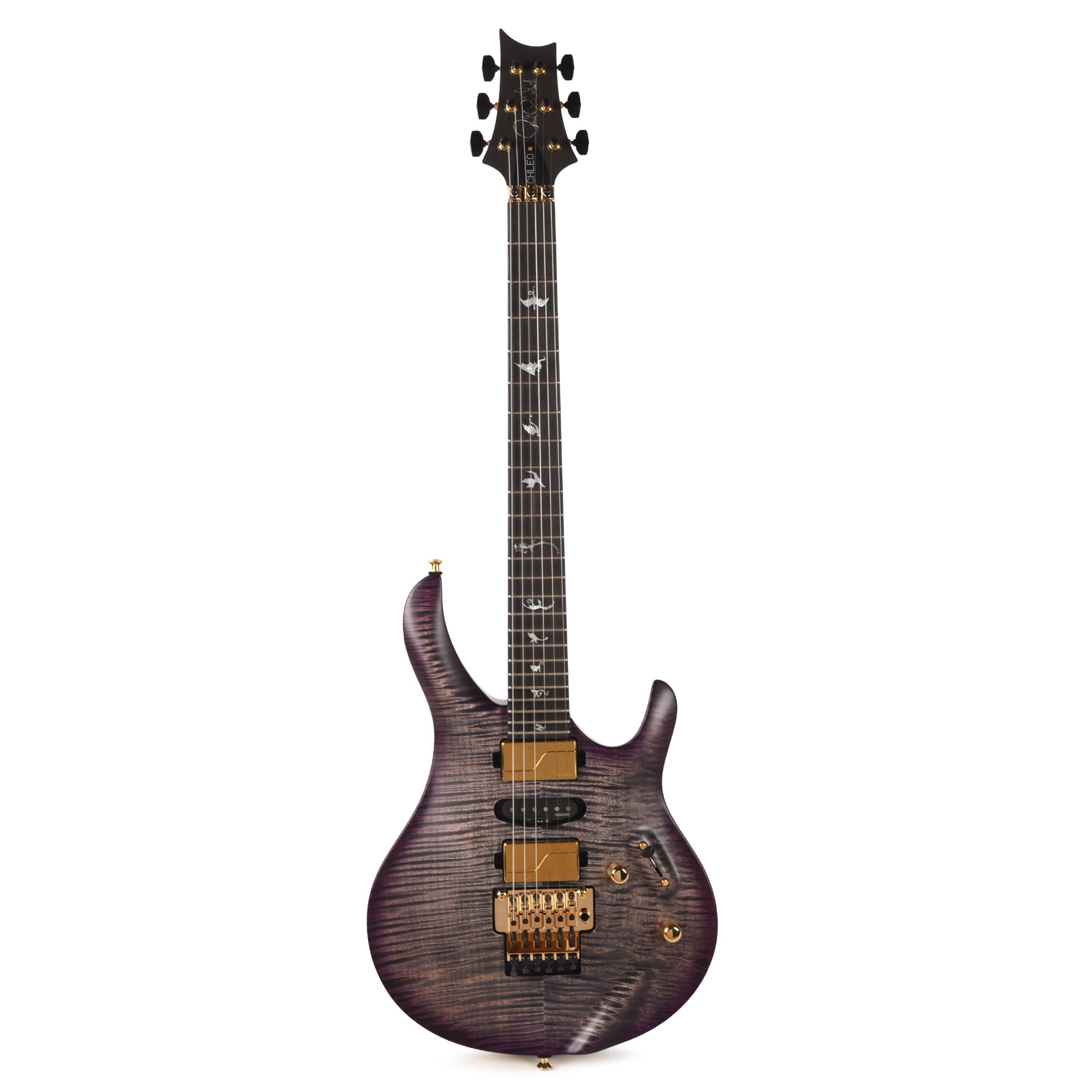 PRS Limited Edition Chleo Charcoal Purple Wraparound Burst w/Herman Li ...