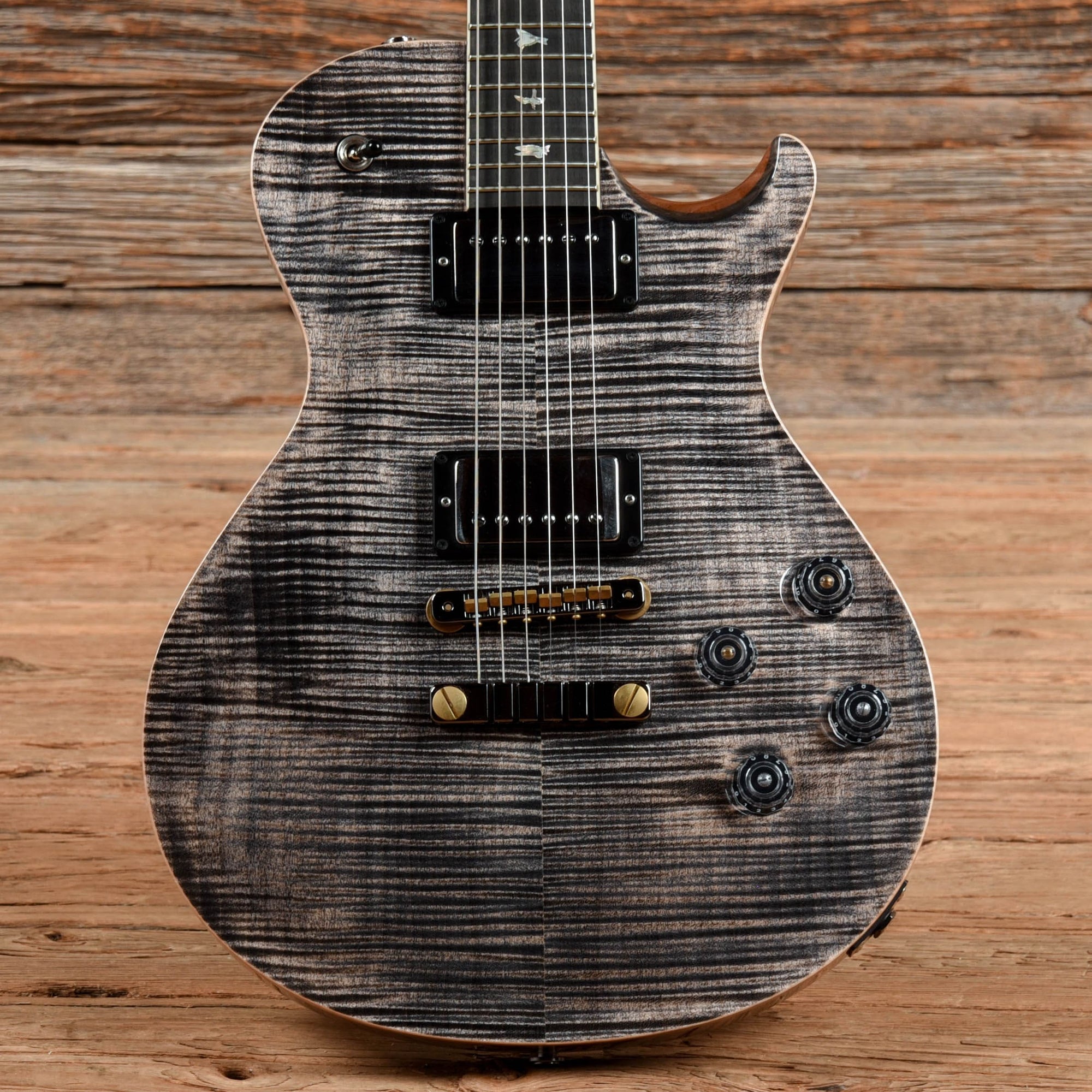 PRS McCarty Single Cut 594 10-Top Trans Black 2022 – Chicago Music Exchange