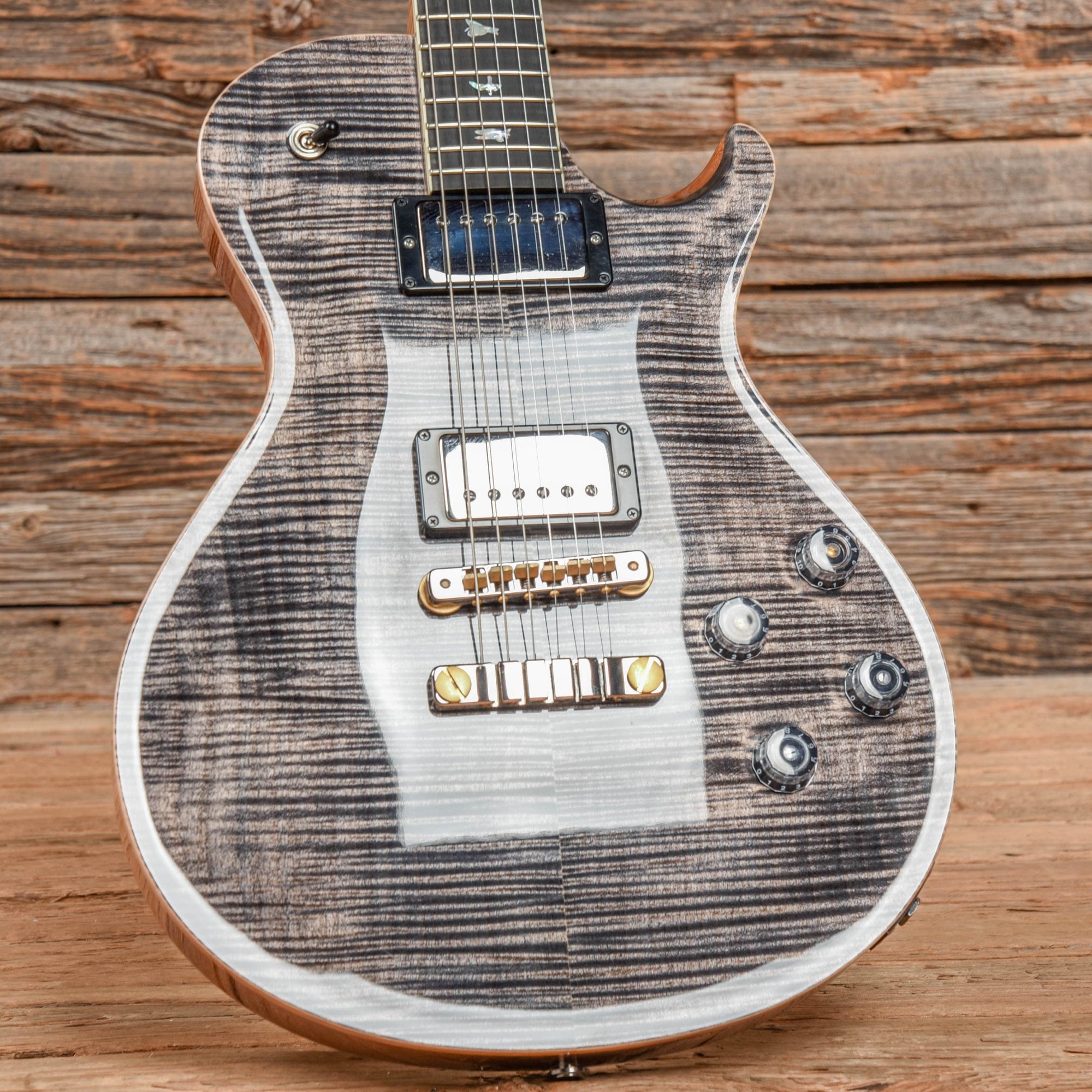 PRS McCarty Single Cut 594 10-Top Trans Black 2022 – Chicago Music Exchange