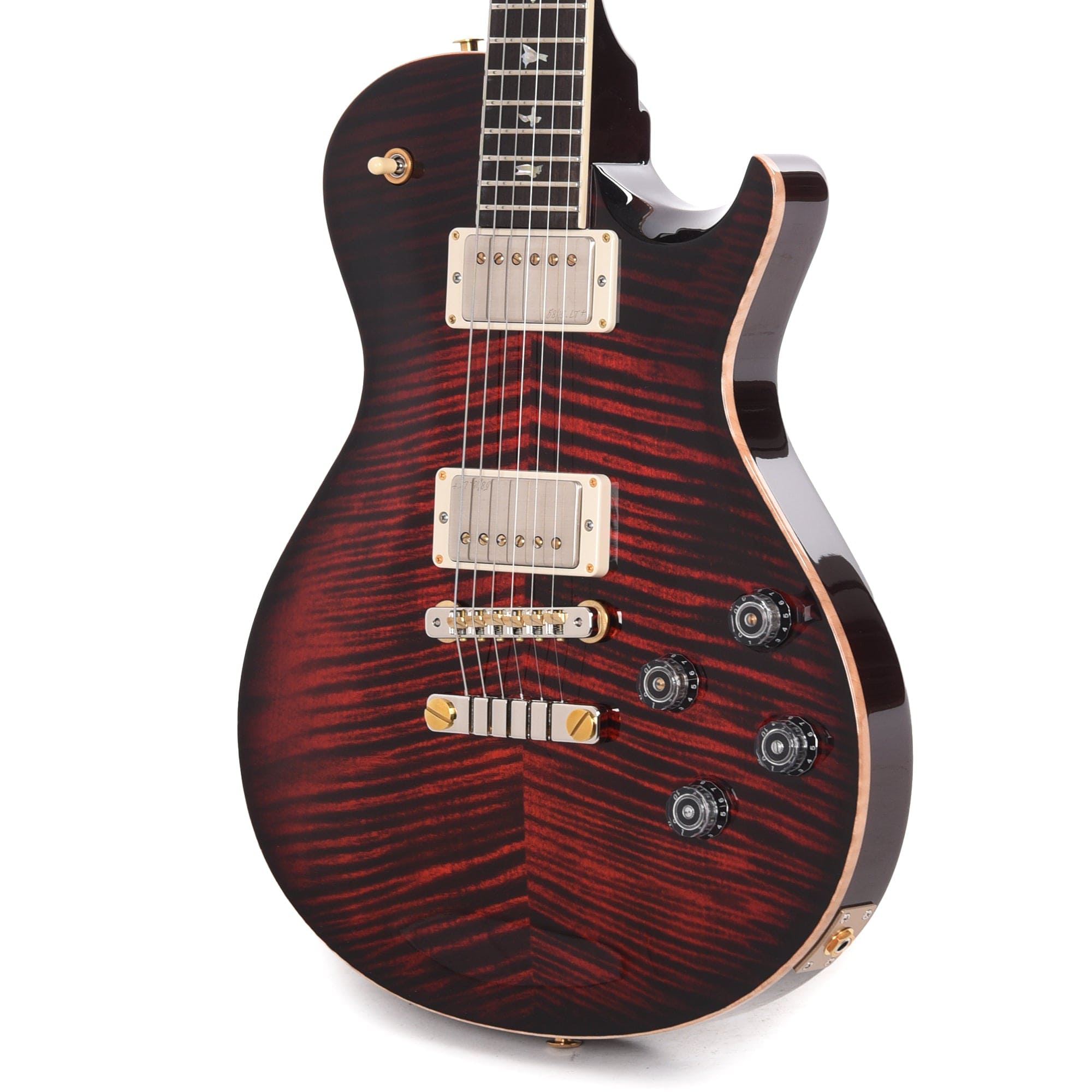 PRS McCarty Singlecut 594 10 Top Fire Red Burst – Chicago Music Exchange