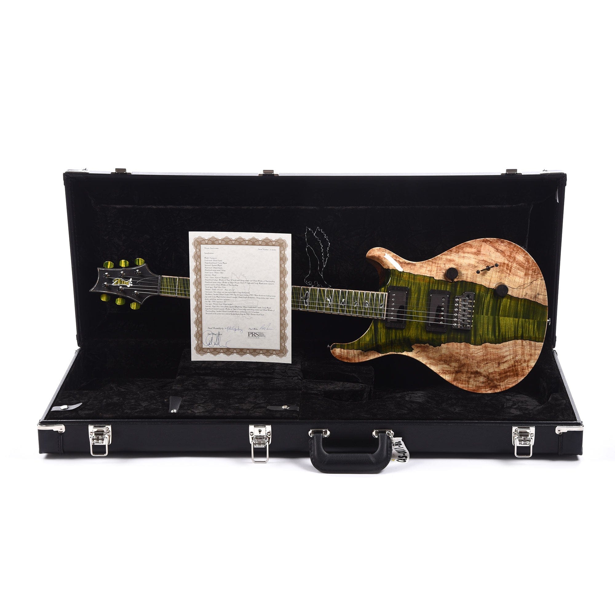 PRS Private Stock #10444 Custom 24 Rainforest Glow w/Black Limba Body ...