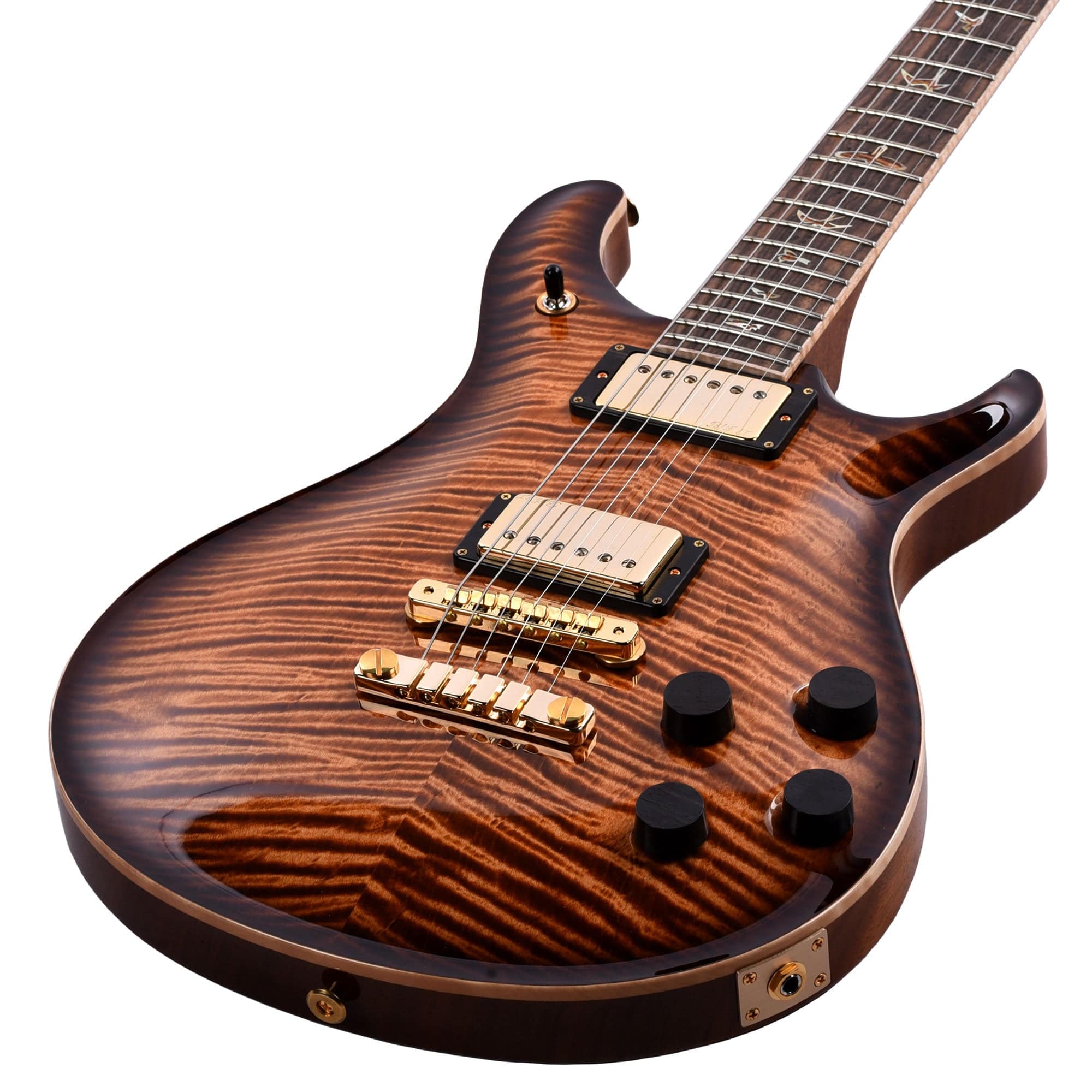 PRS Private Stock #10449 McCarty 594 Copperhead Smoked Burst Curly Map ...