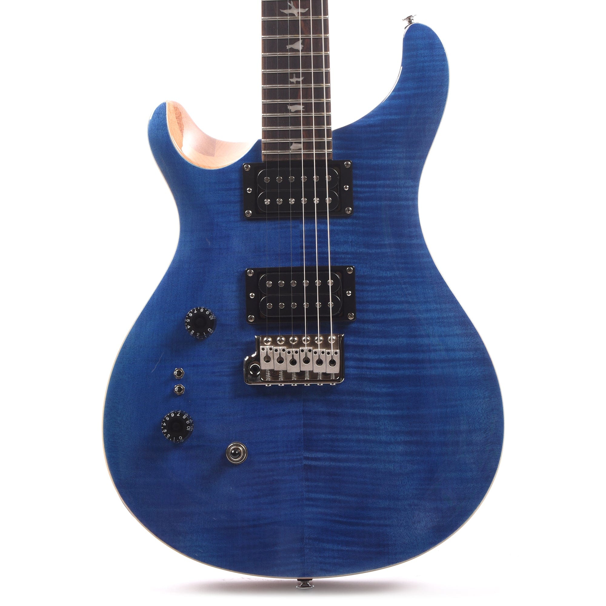PRS SE Custom 24-08 LEFTY Faded Blue – Chicago Music Exchange