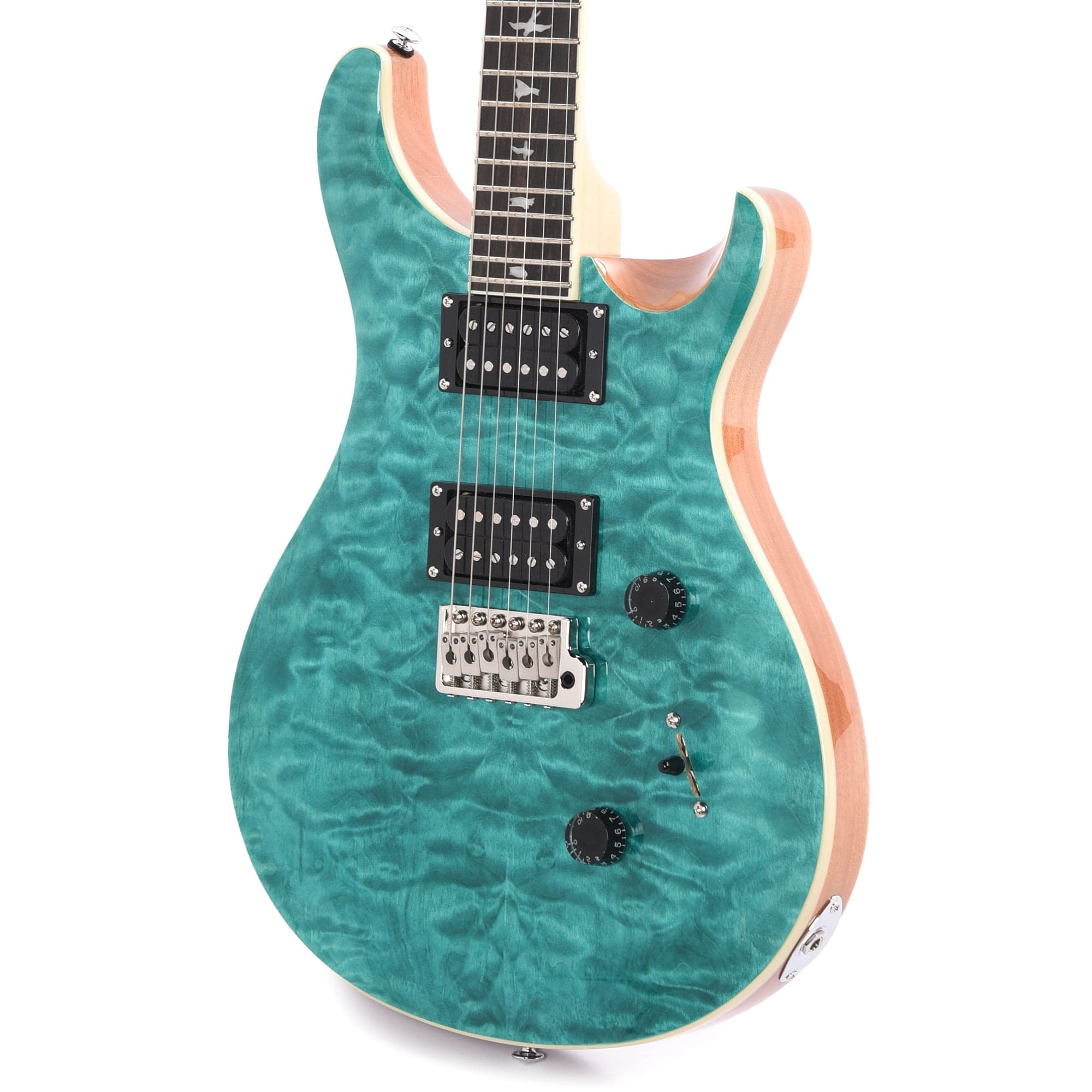 PRS SE Custom 24 Quilt Turquoise – Chicago Music Exchange